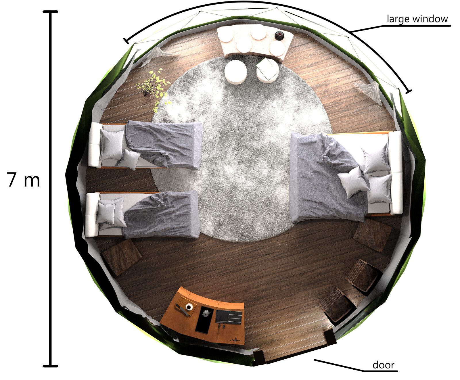 Nils Ramses Kullack - Geodesic Dome Visualisation