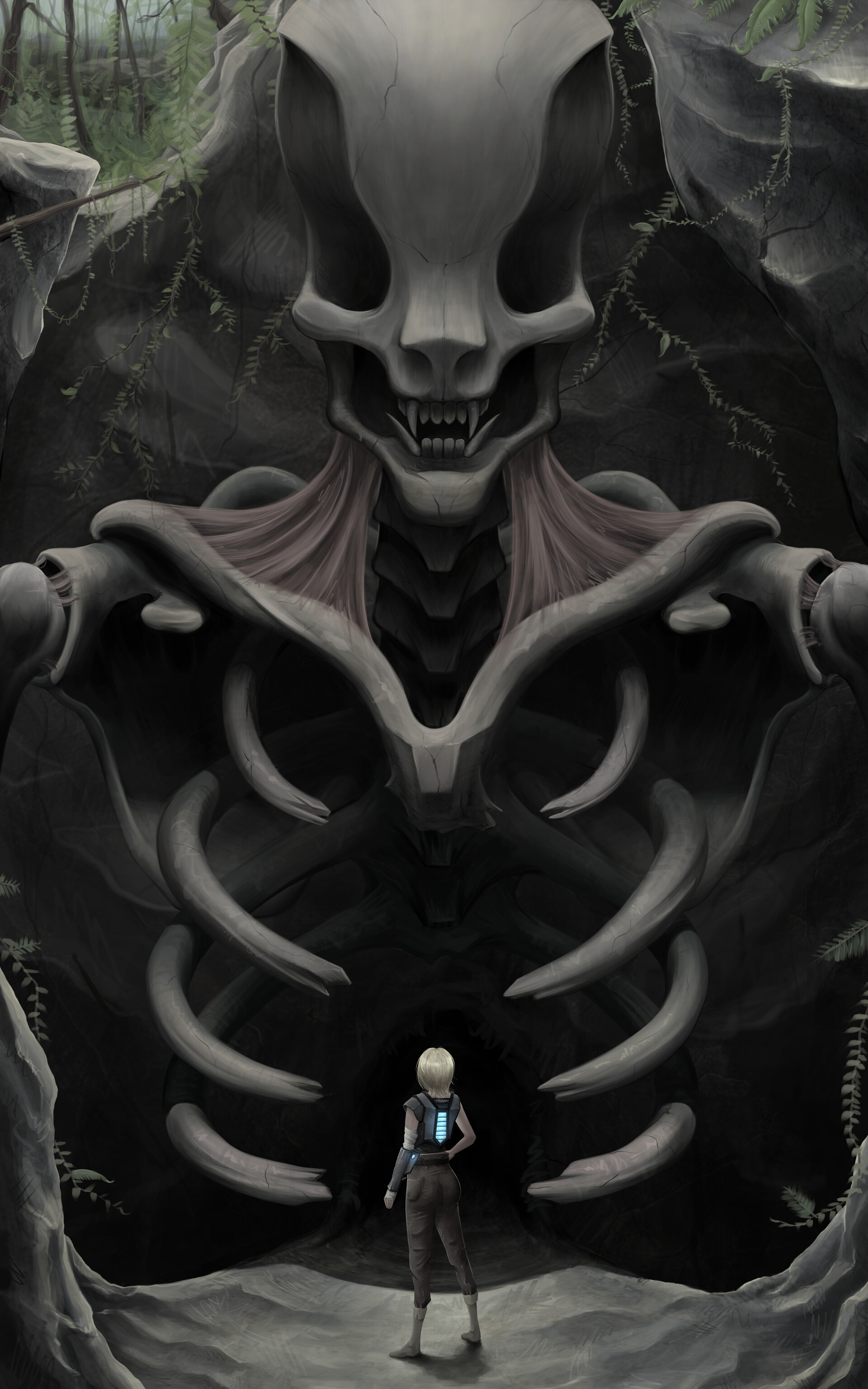 ArtStation - Discovery of an Alien Temple