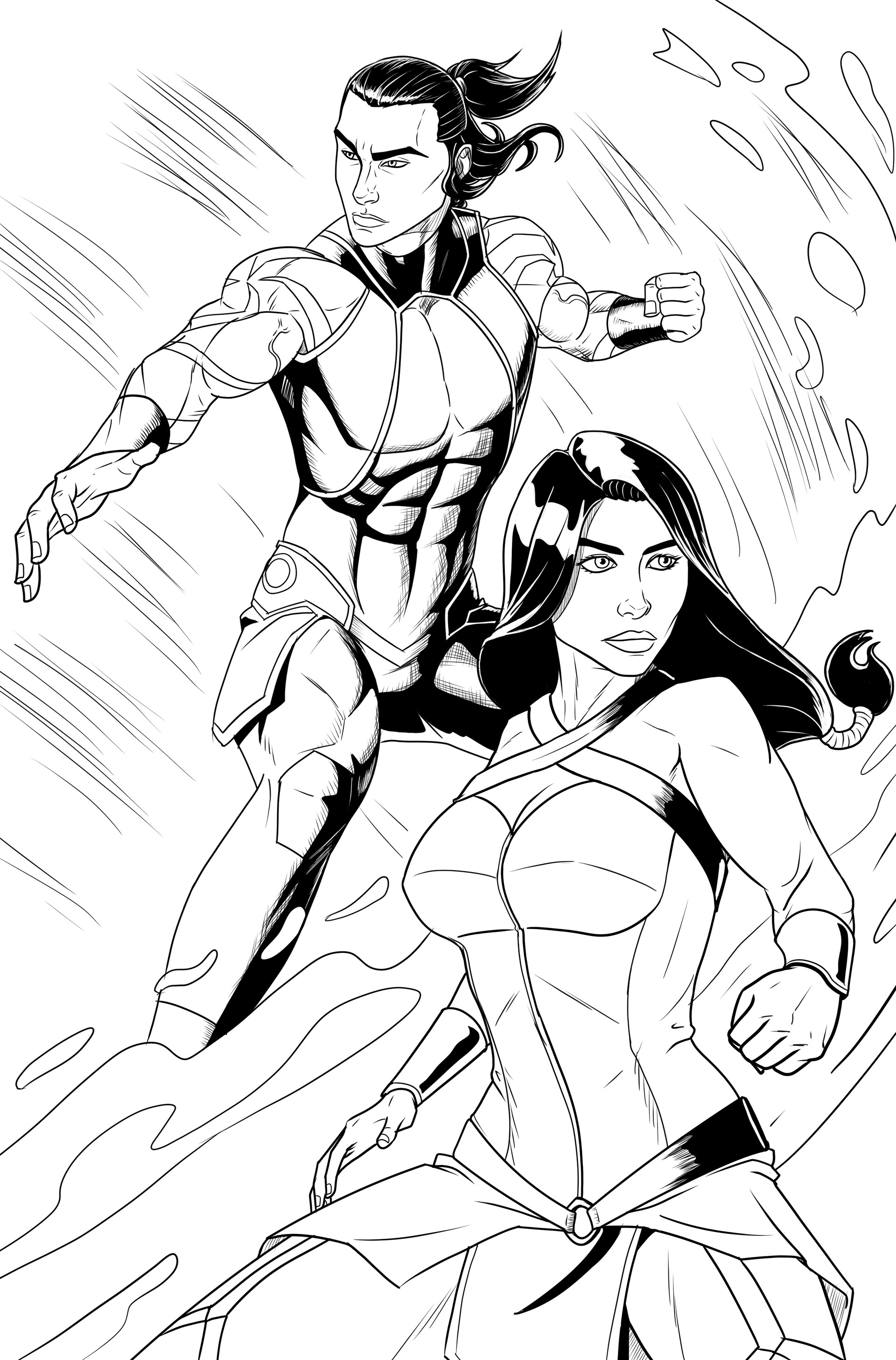 young justice coloring pages