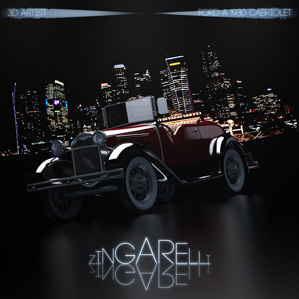 ArtStation - Ford A 1930 Animation - Autodesk CG Student Awards