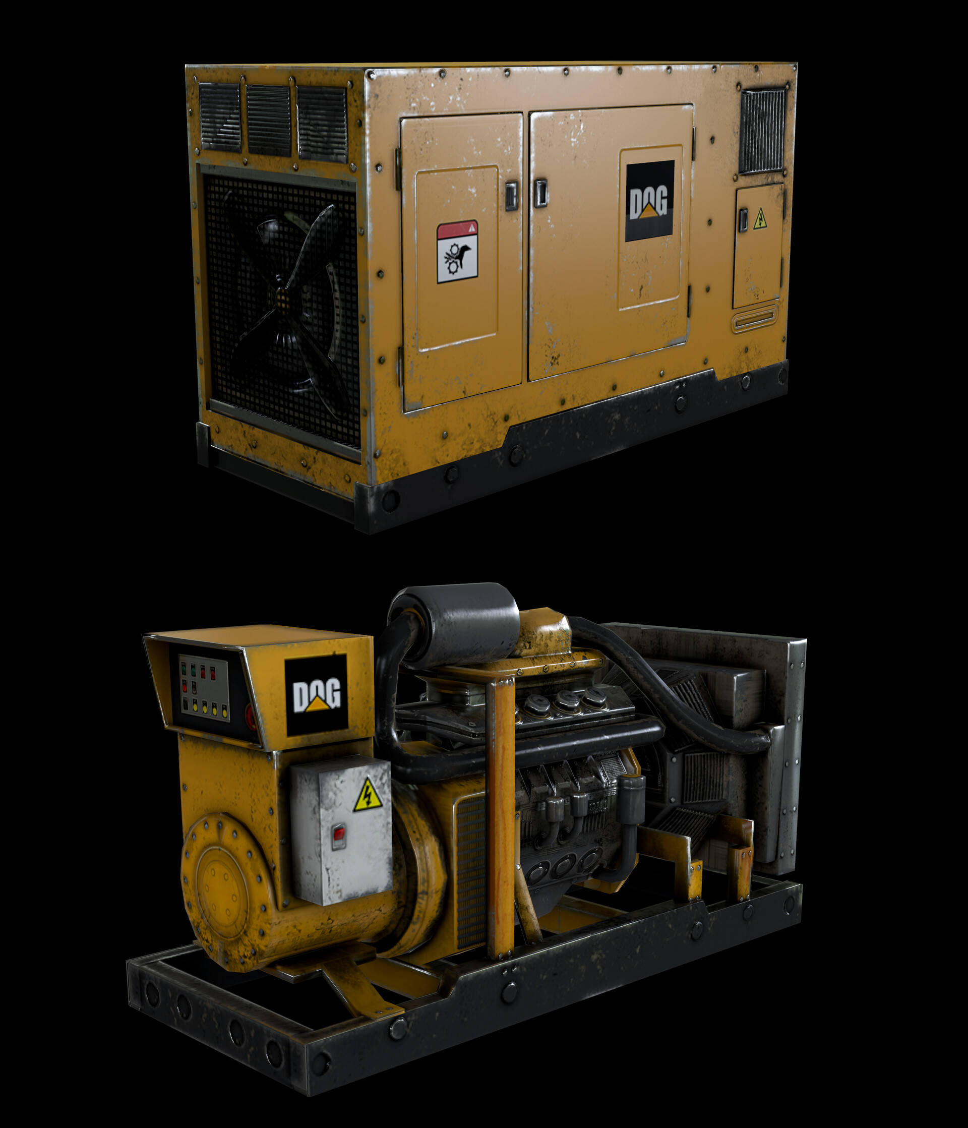 ArtStation - Power Generator - Game asset