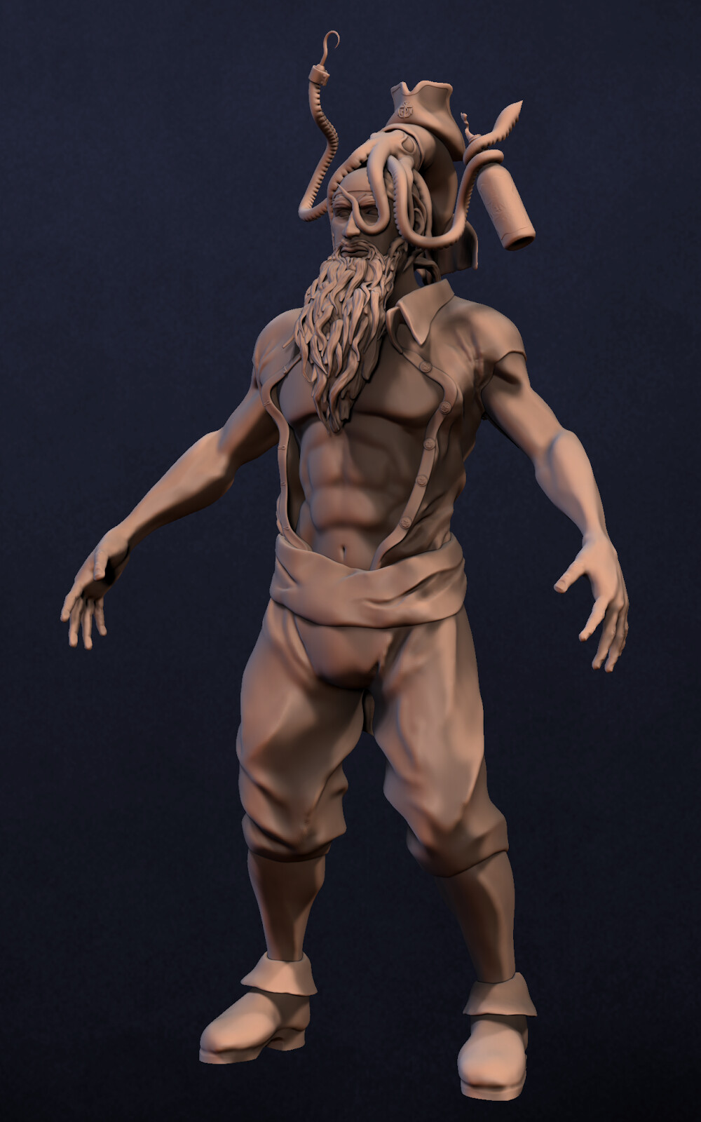 ArtStation - Squid Pirate