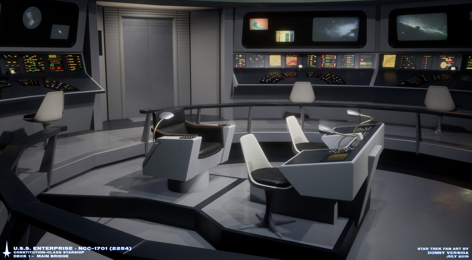 Donny Versiga - U.S.S. Enterprise Bridge - "The Cage"