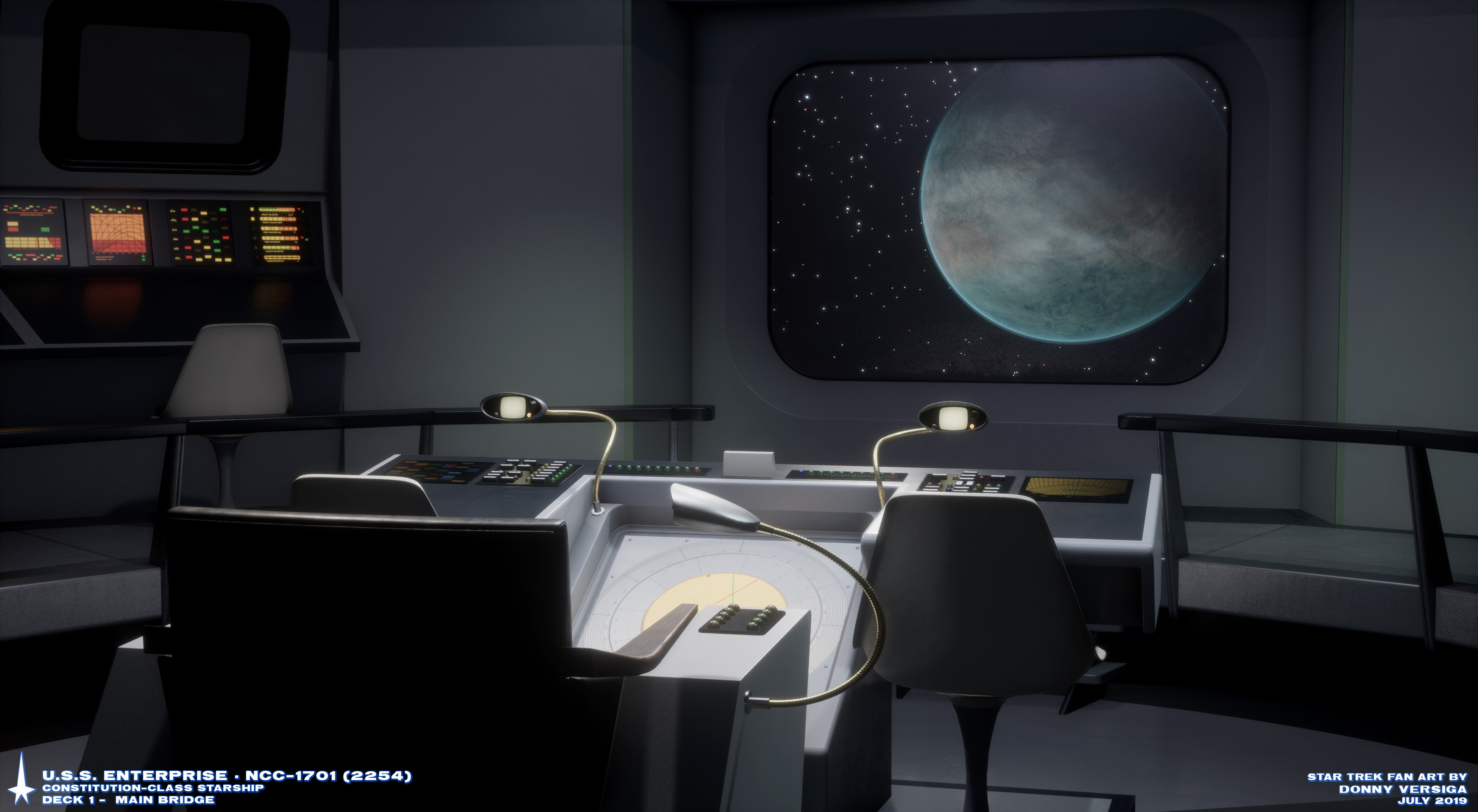 Donny Versiga - U.S.S. Enterprise Bridge - "The Cage"