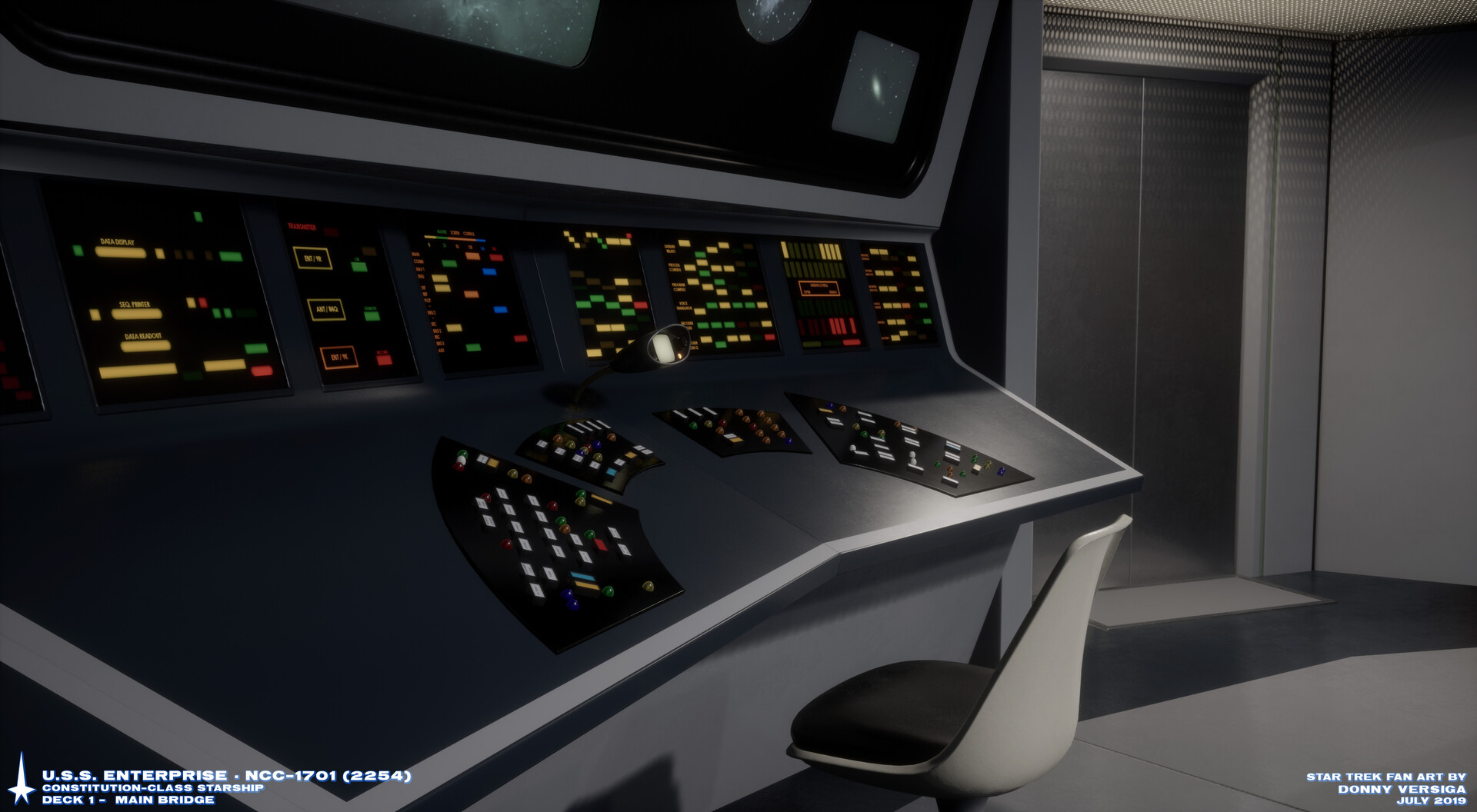 Donny Versiga - U.S.S. Enterprise Bridge - "The Cage"