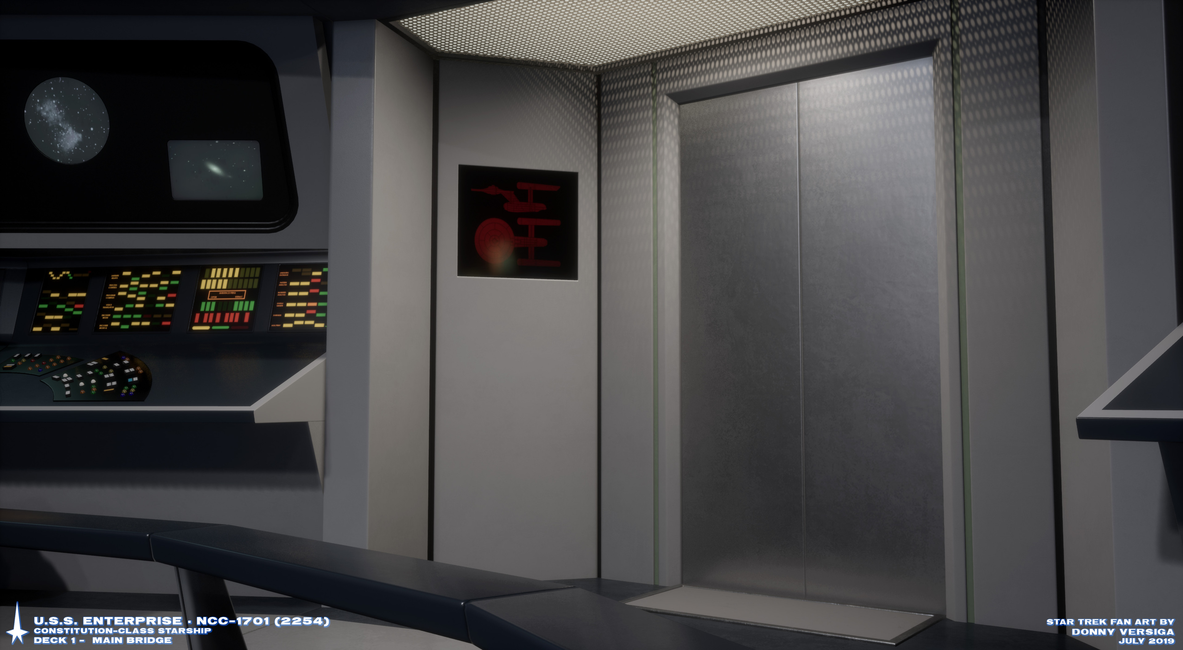 Donny Versiga - U.S.S. Enterprise Bridge - "The Cage"