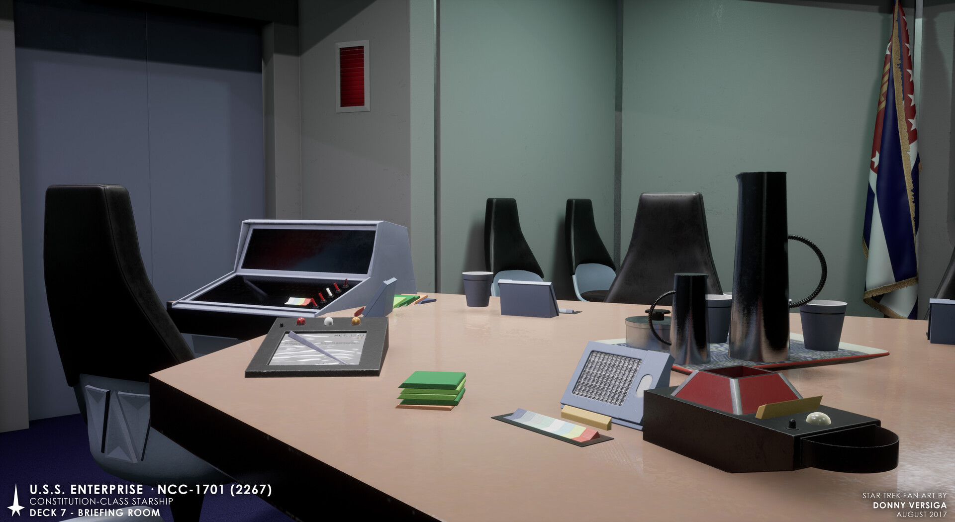 Donny Versiga - U.S.S. Enterprise Briefing Room
