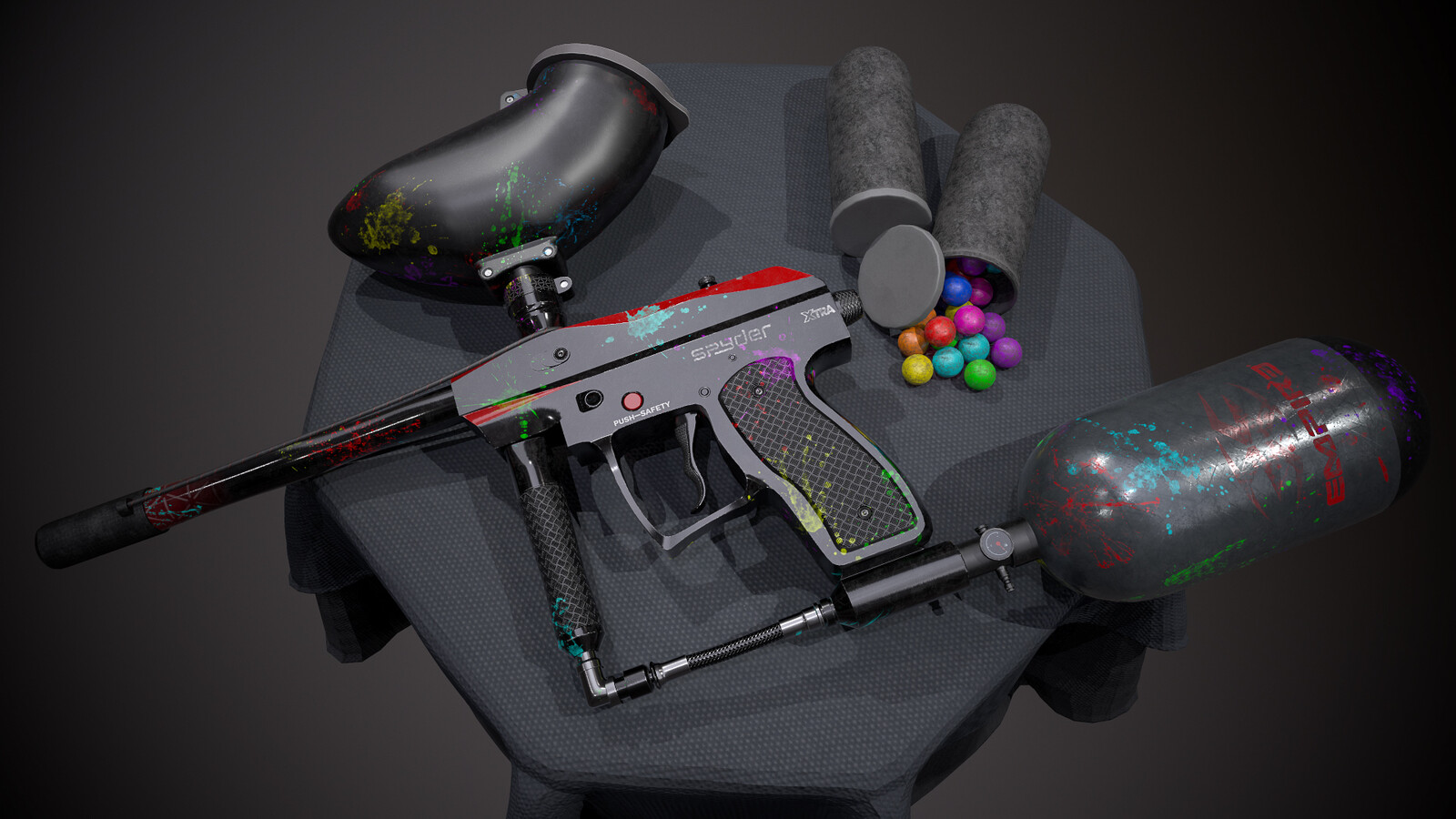 Nathaniel Pike - Spyder Xtra Paintball Gun