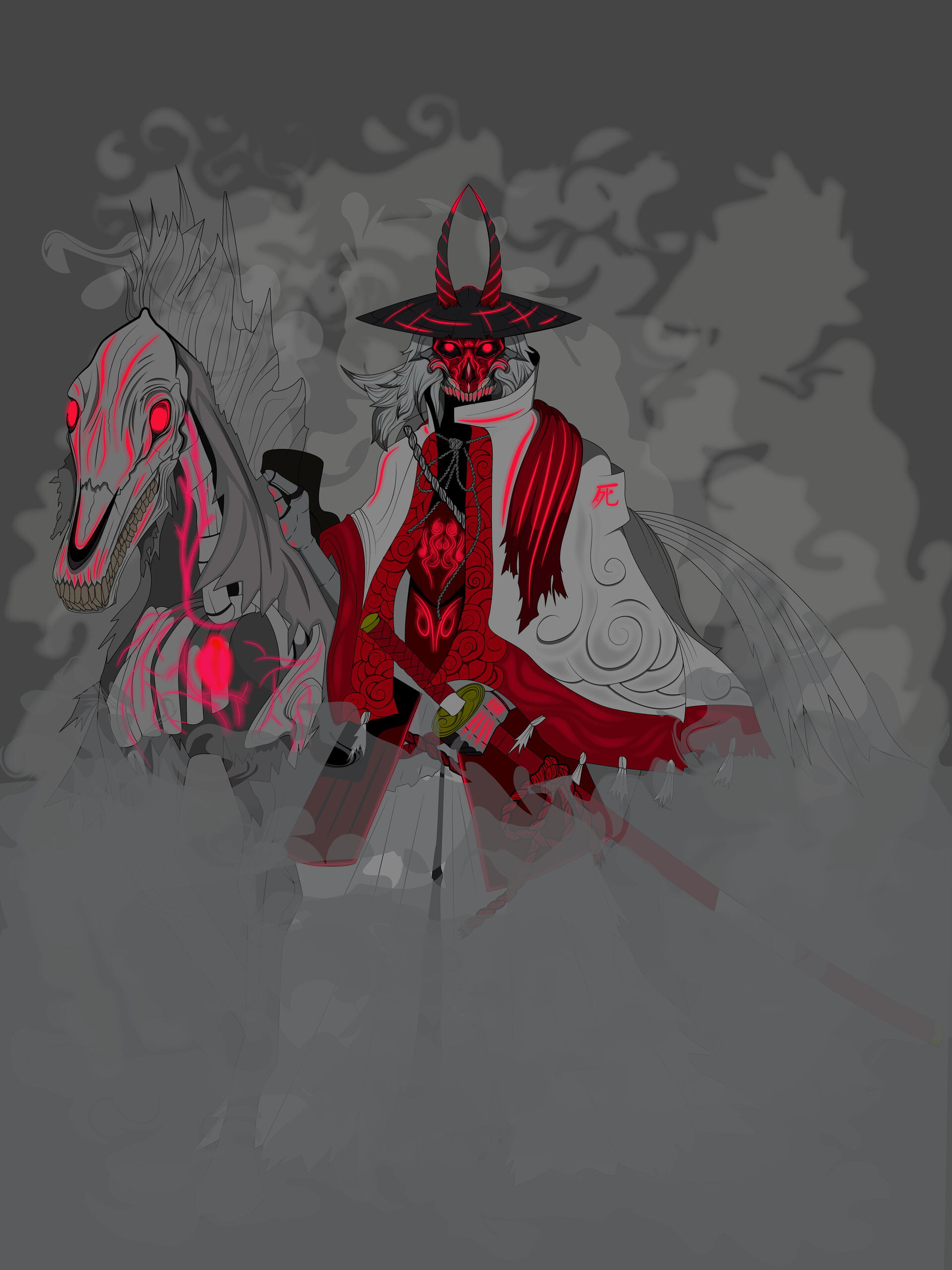 ArtStation - ghost Samurai ( wild hunt )