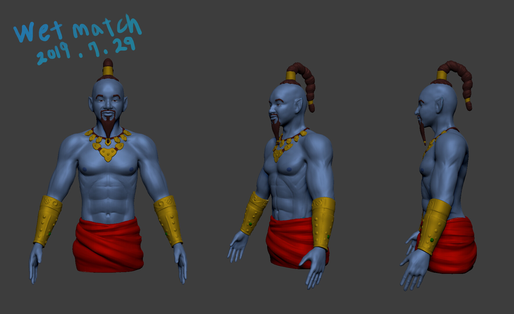 ArtStation - target sculping - aladdin