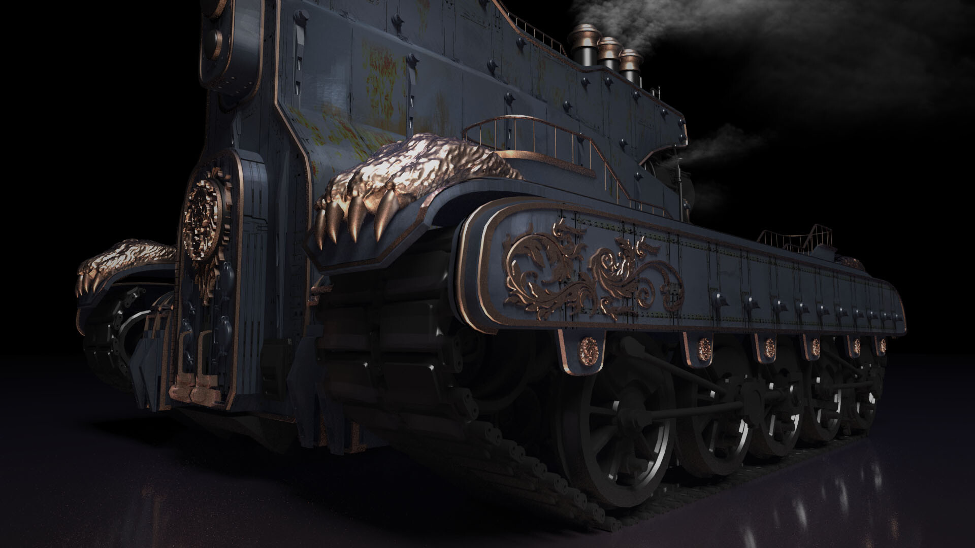 ArtStation - Victorian tanks