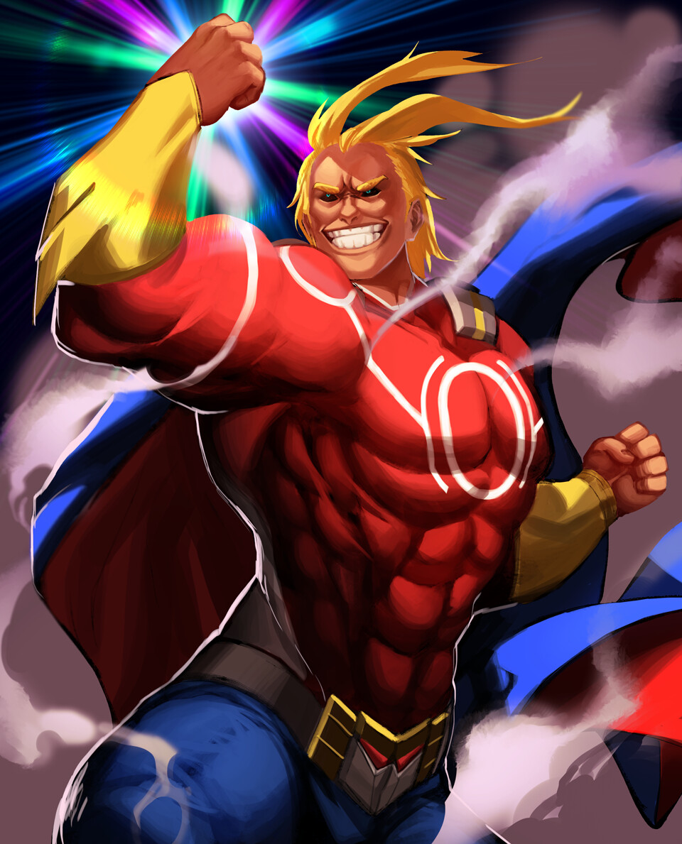 how to draw all might