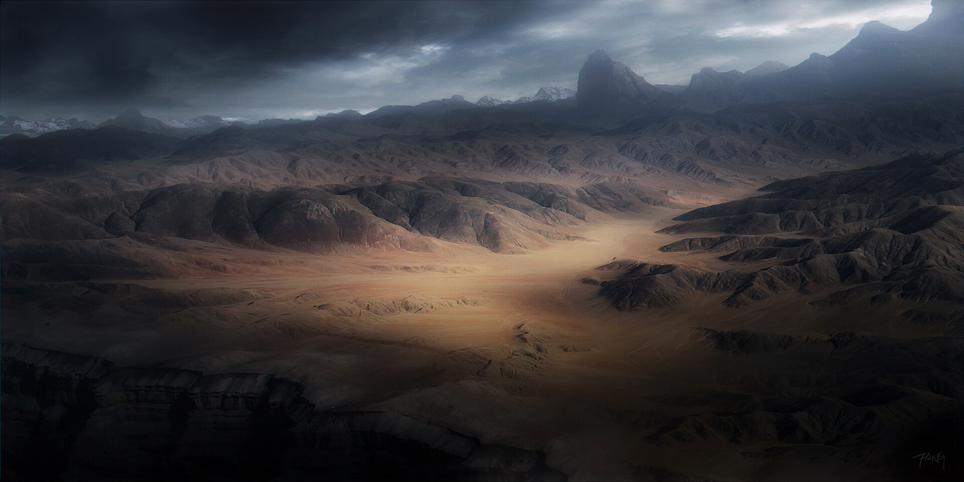 ArtStation - Cliff_Desert