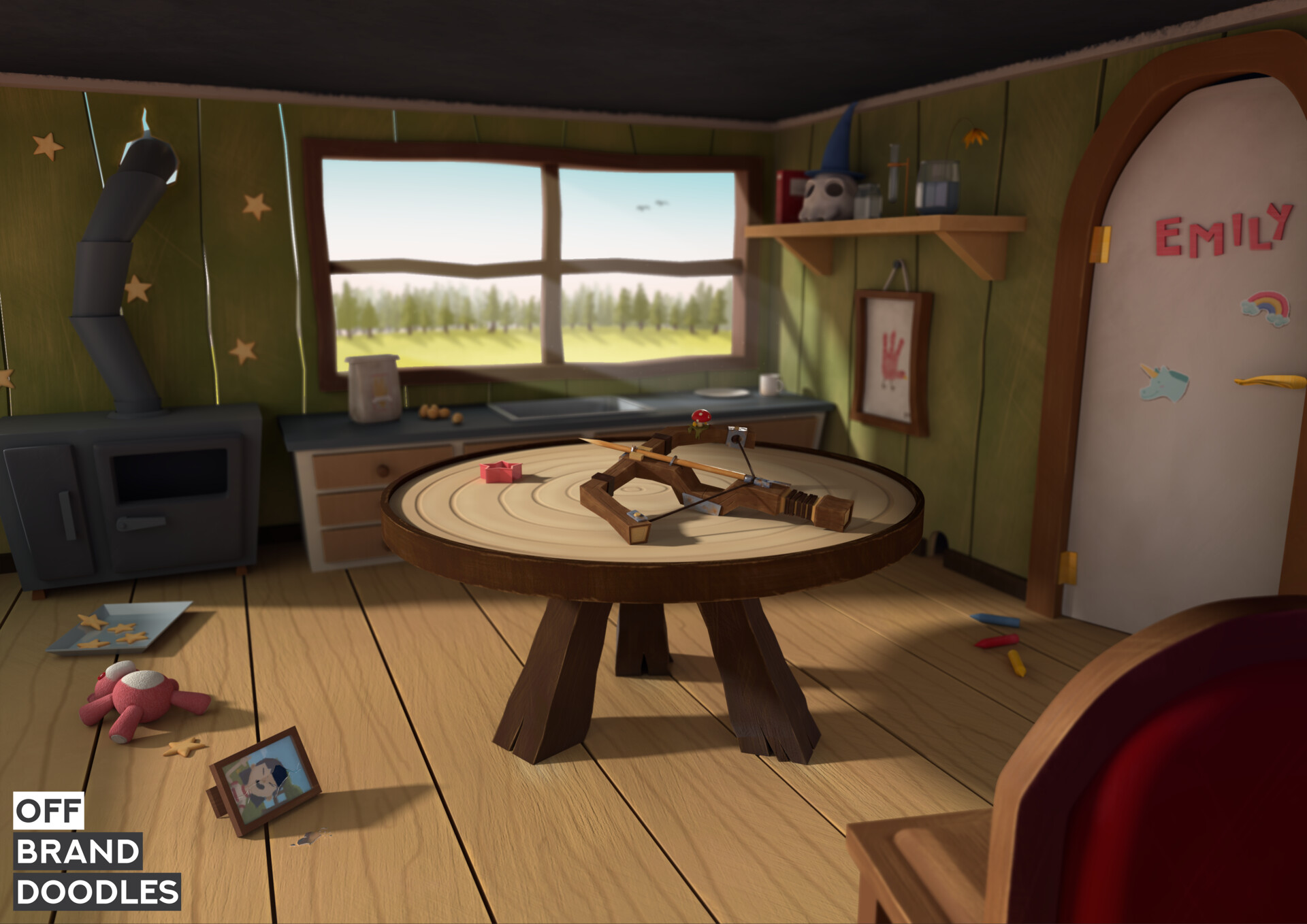 ArtStation - 3D Room Environment (Student Work)