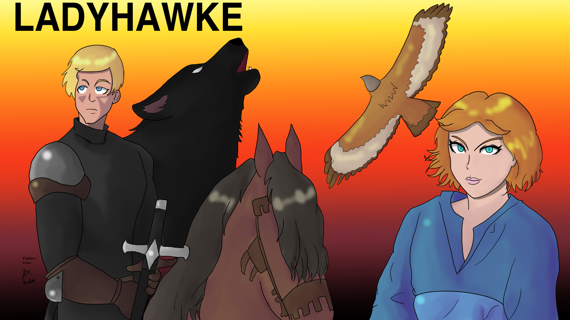 ArtStation - Ladyhawke