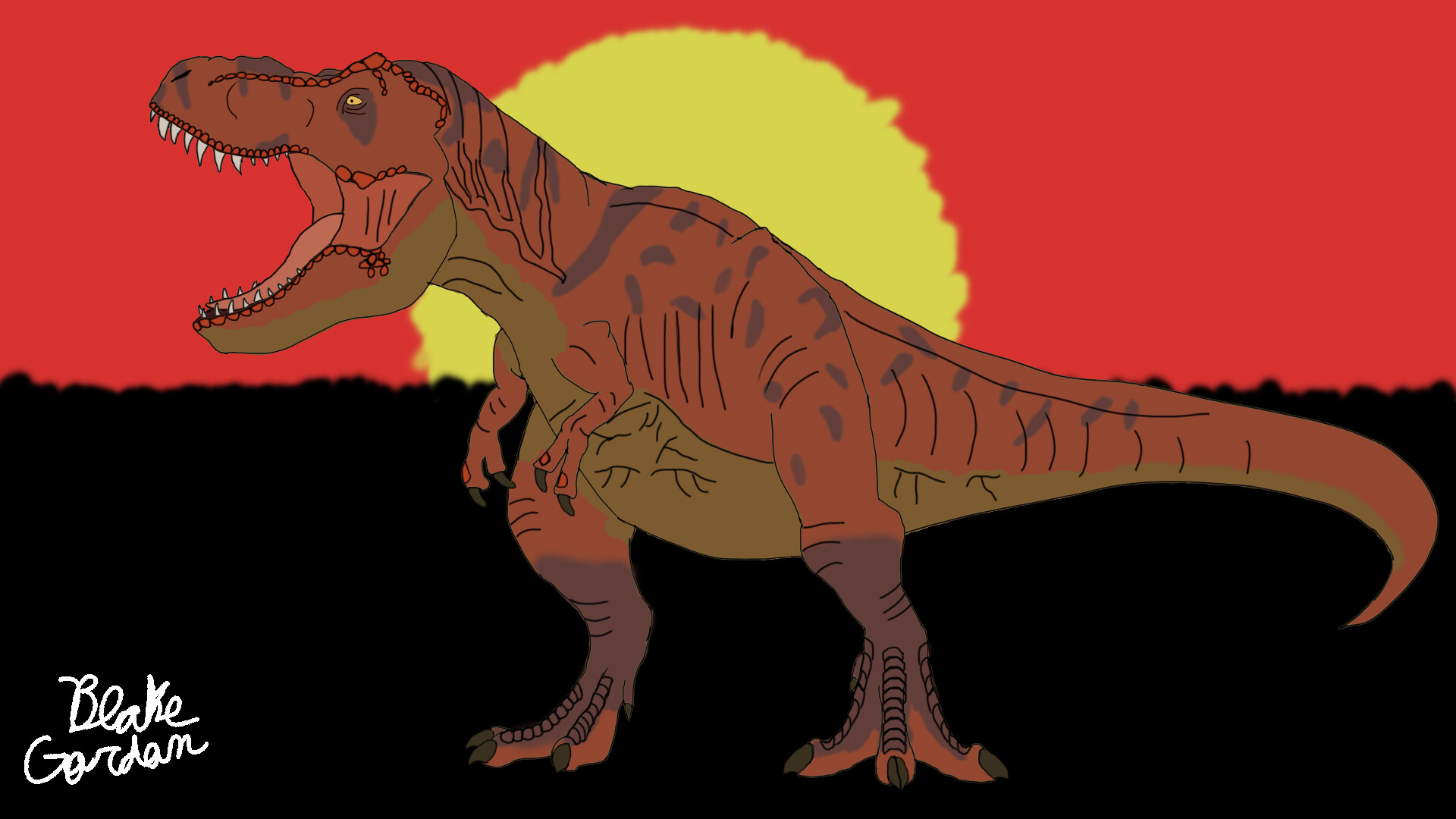 Blake Gordon - Jurassic Park Rexy