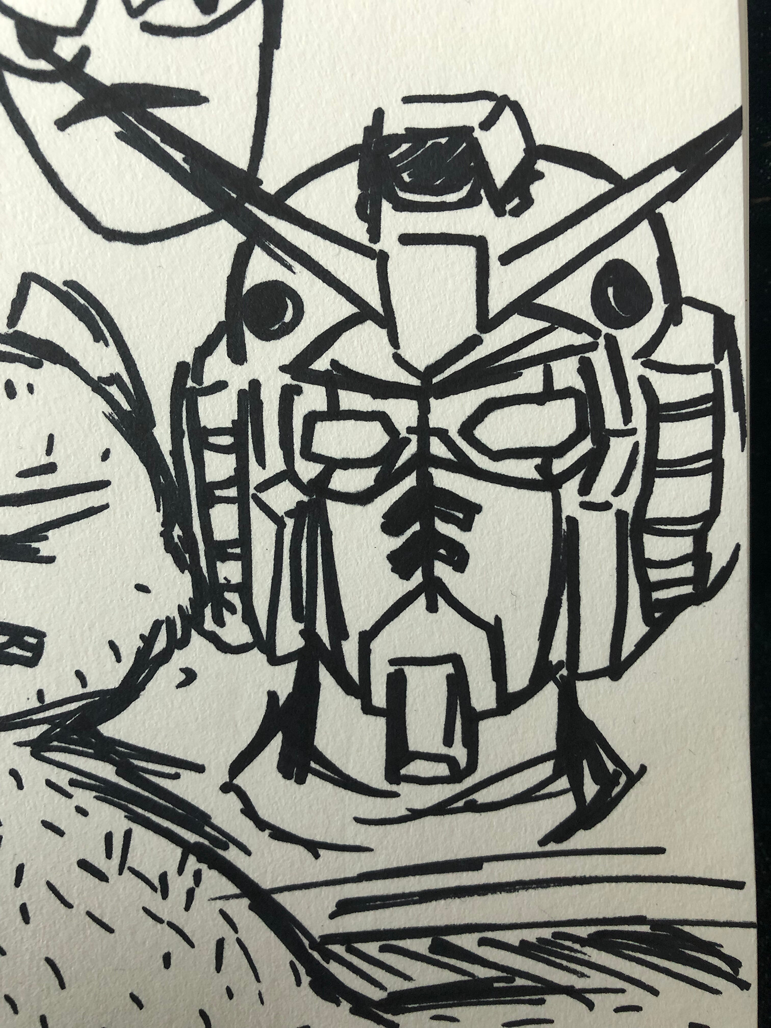 how to draw gundam easy