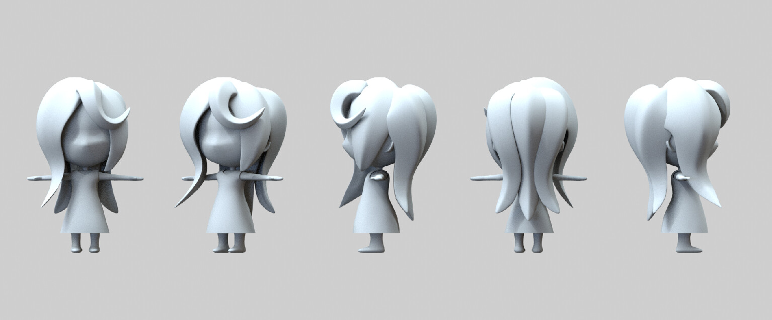 Valerie Barajas - Rainbow Chibi Turnaround