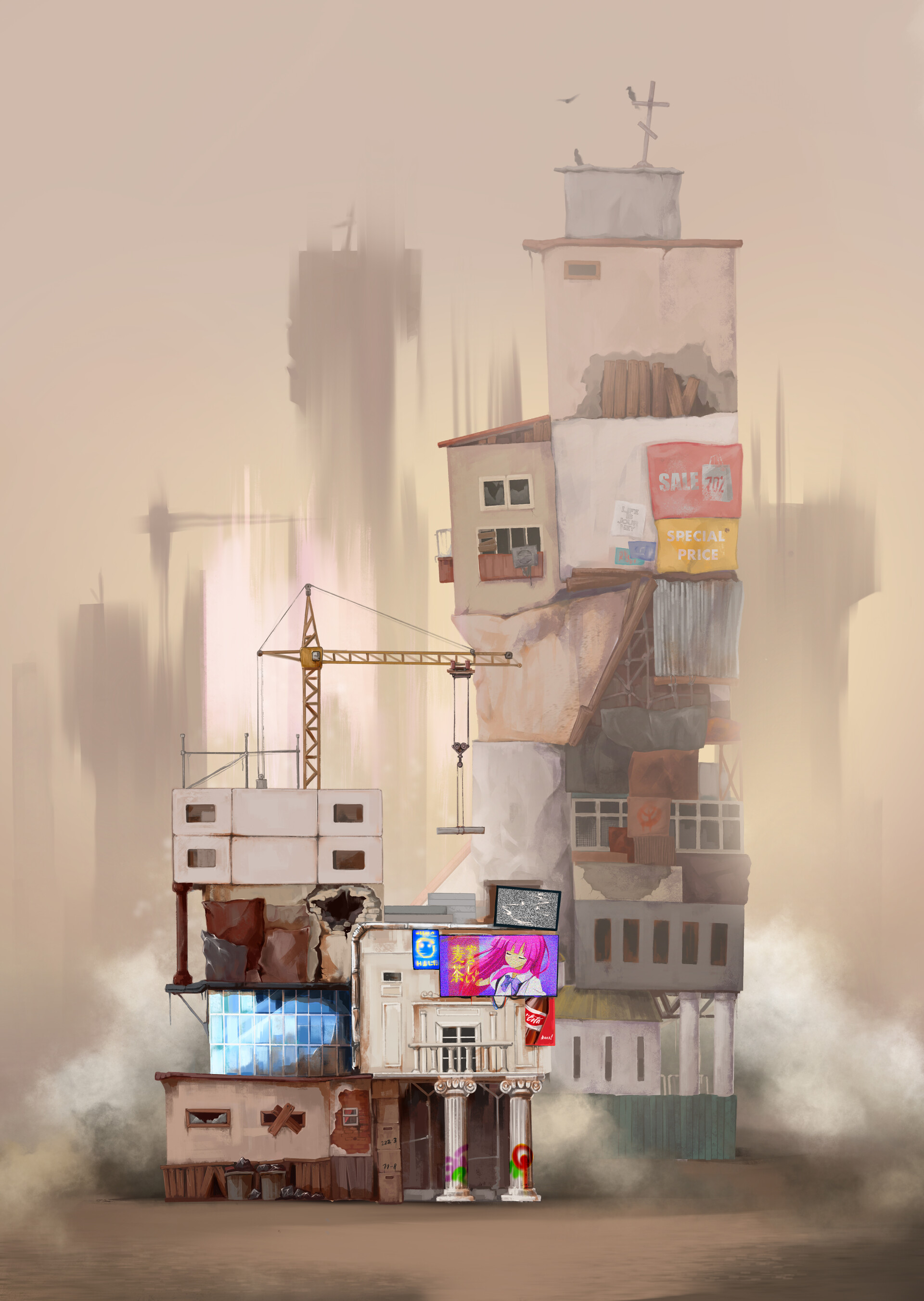 ArtStation - Life as a Building