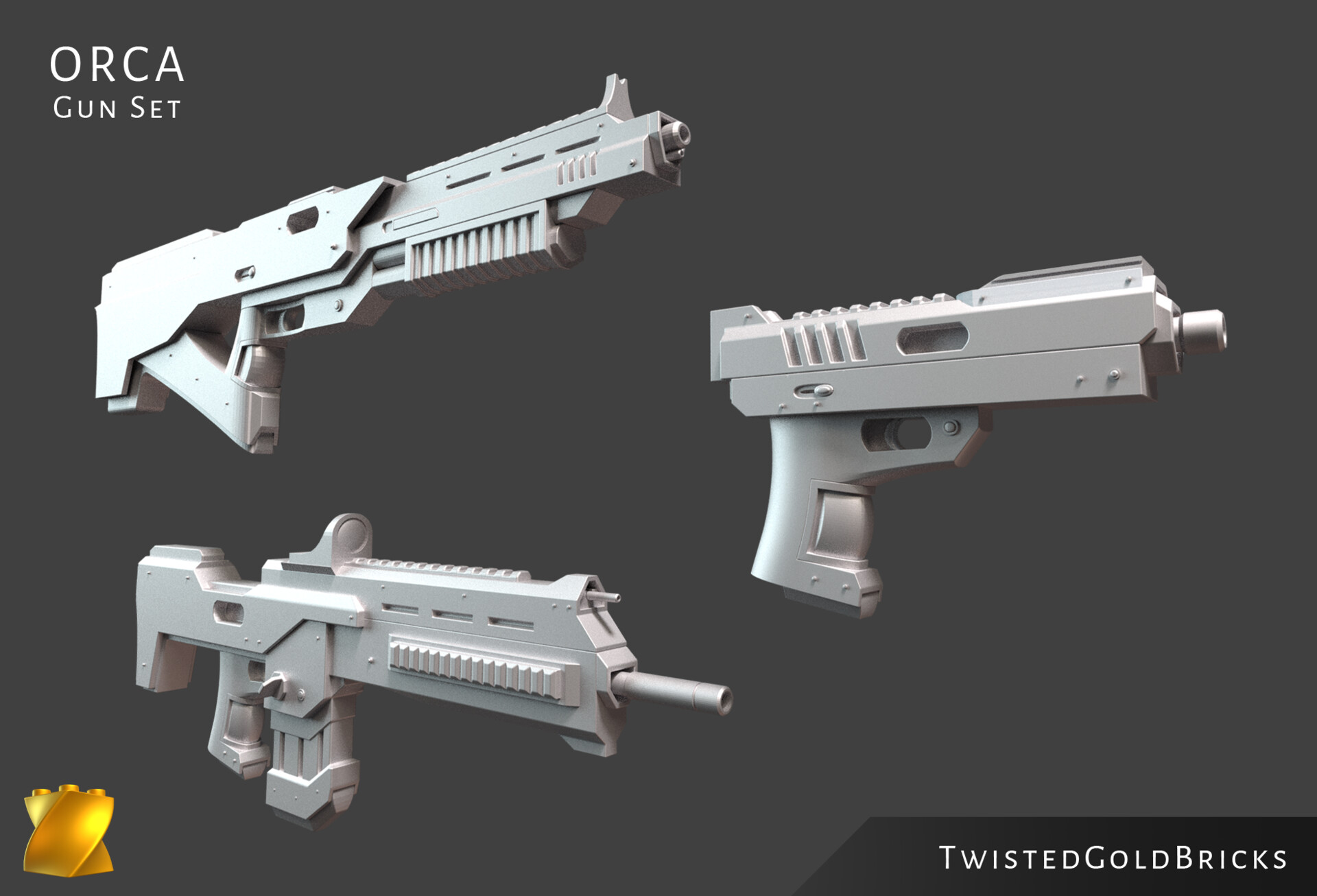 ArtStation - ORCA Gun Set