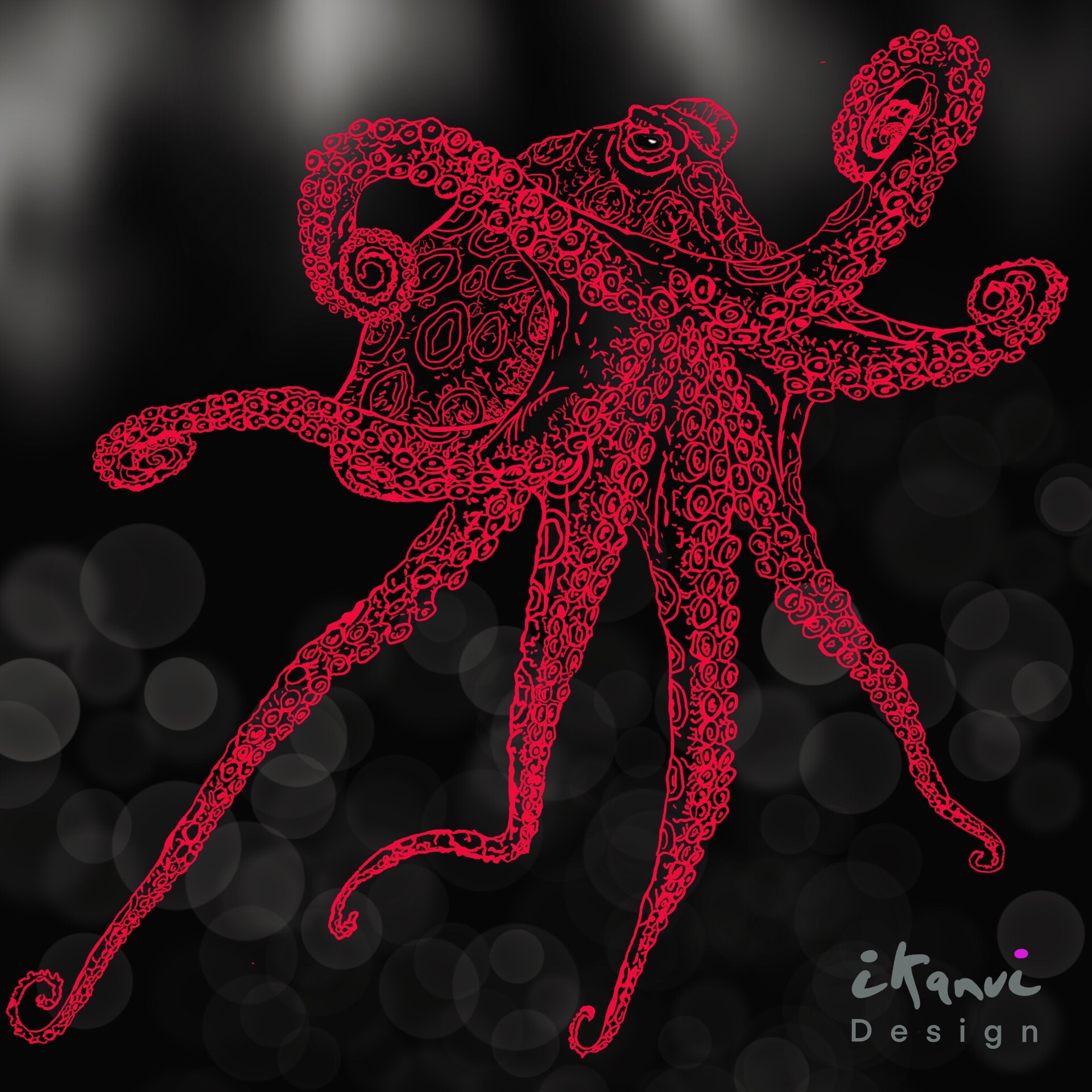 ArtStation - Red Octopus