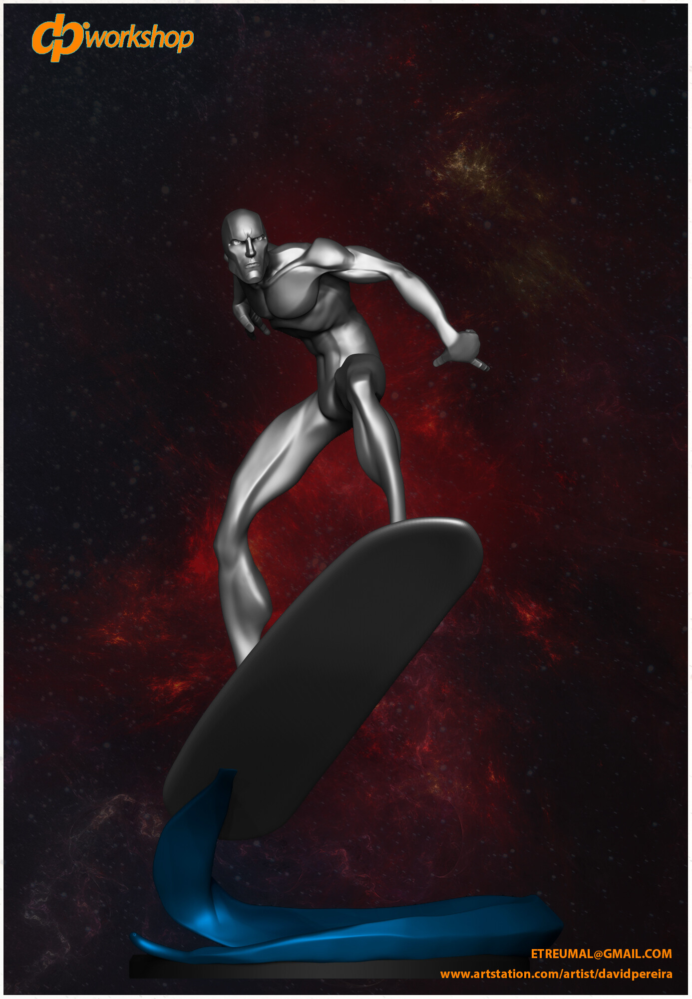 ArtStation - Silver Surfer Cartoon