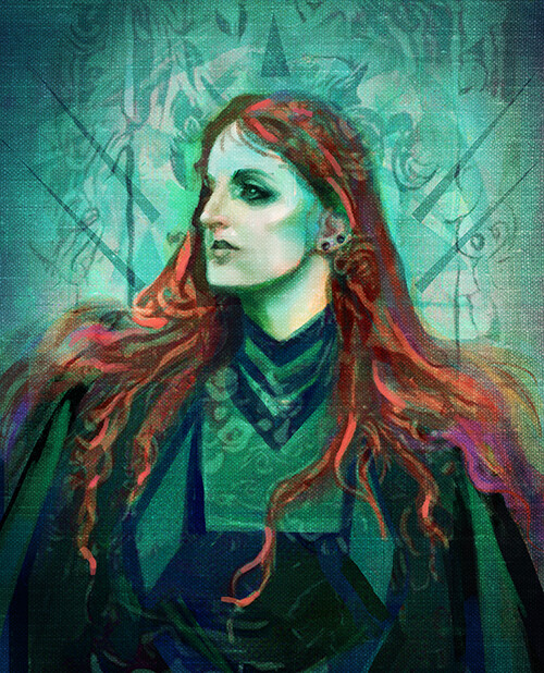 Hillary M - Illustrative Photobashing: Creating a Character Portrait