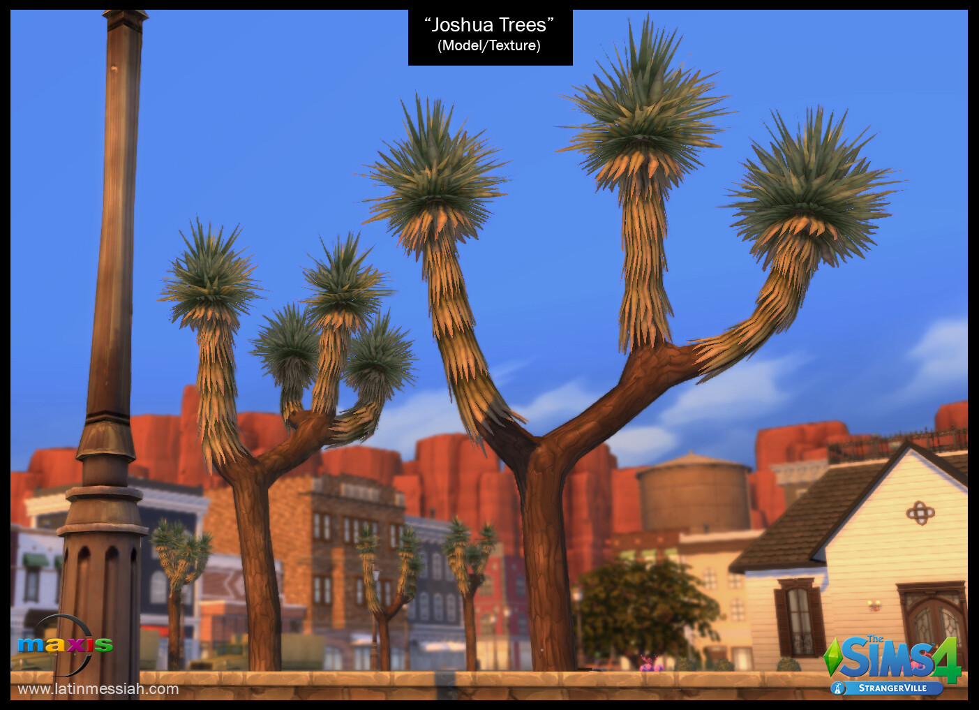 Roberto Moreno - Sims 4 "StrangerVille" Modeling Work (In-game)