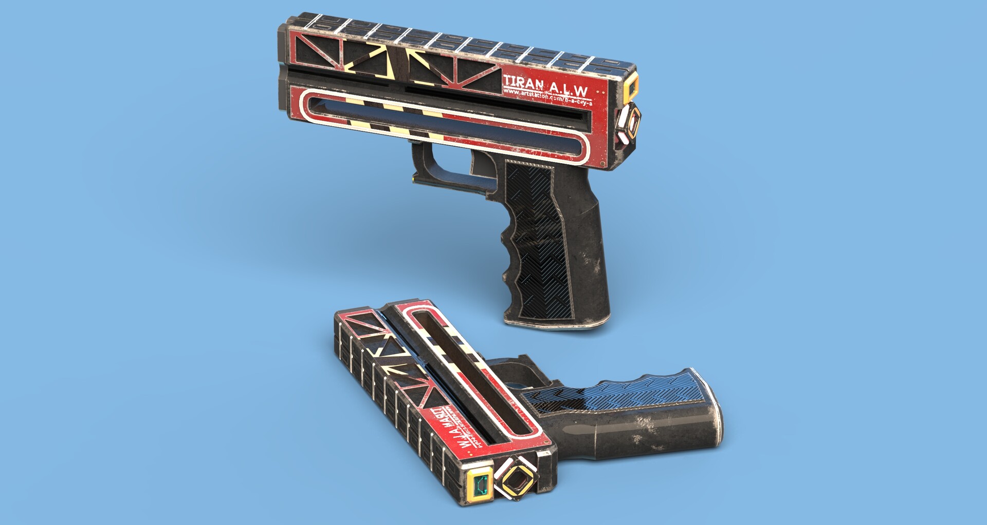 ArtStation - gun TIRAN A.L.W