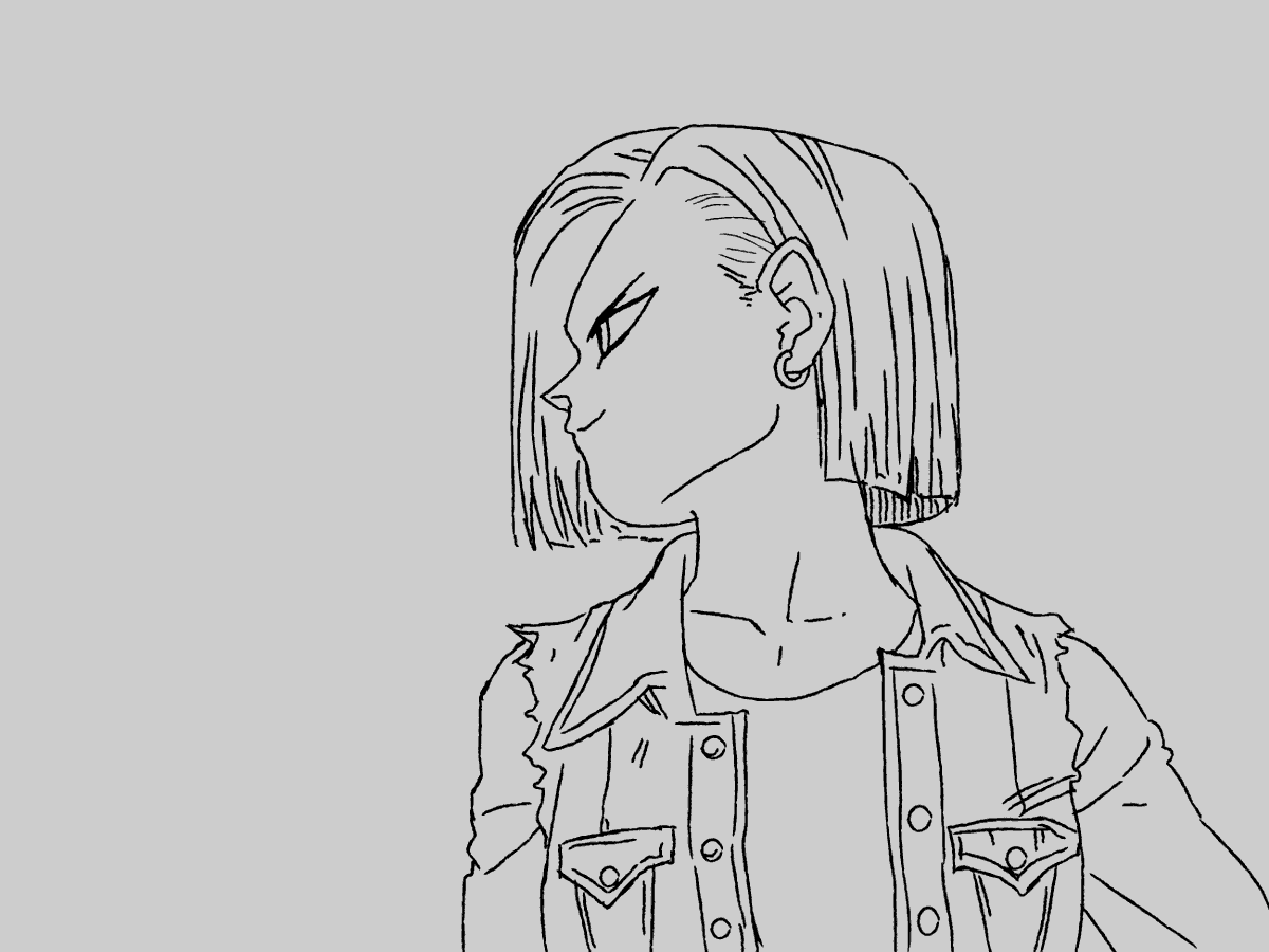 Android 17 And 18 Coloring Pages