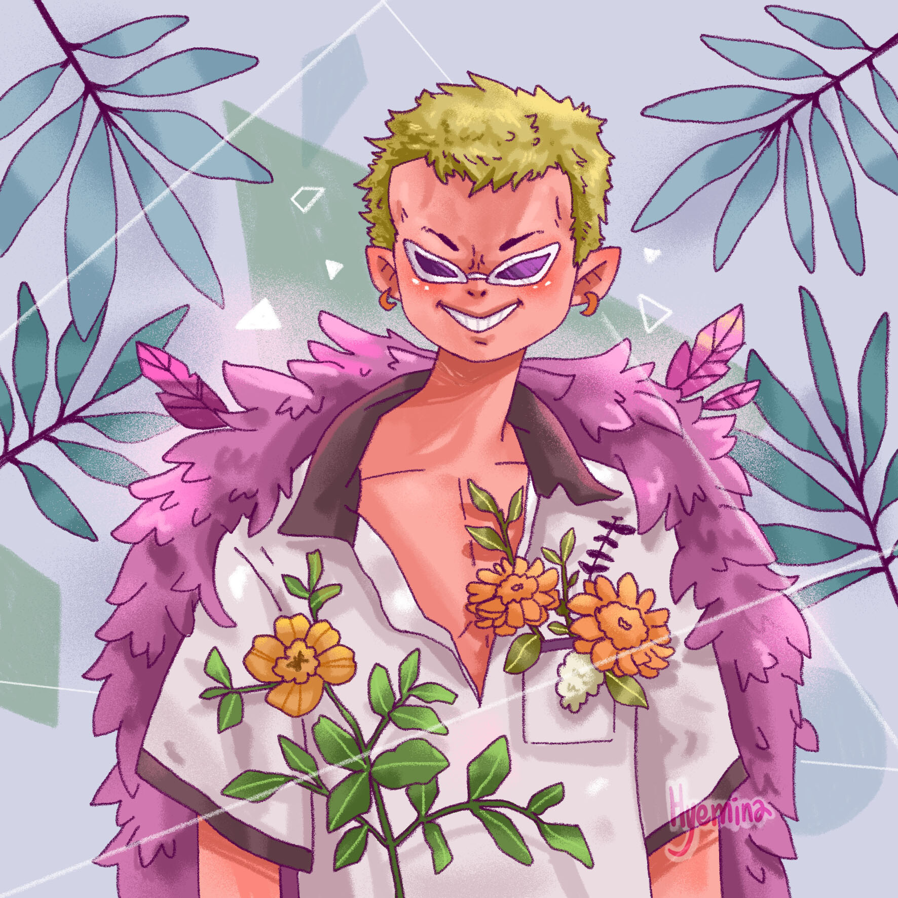 ArtStation - Doflamingo by Hyemina