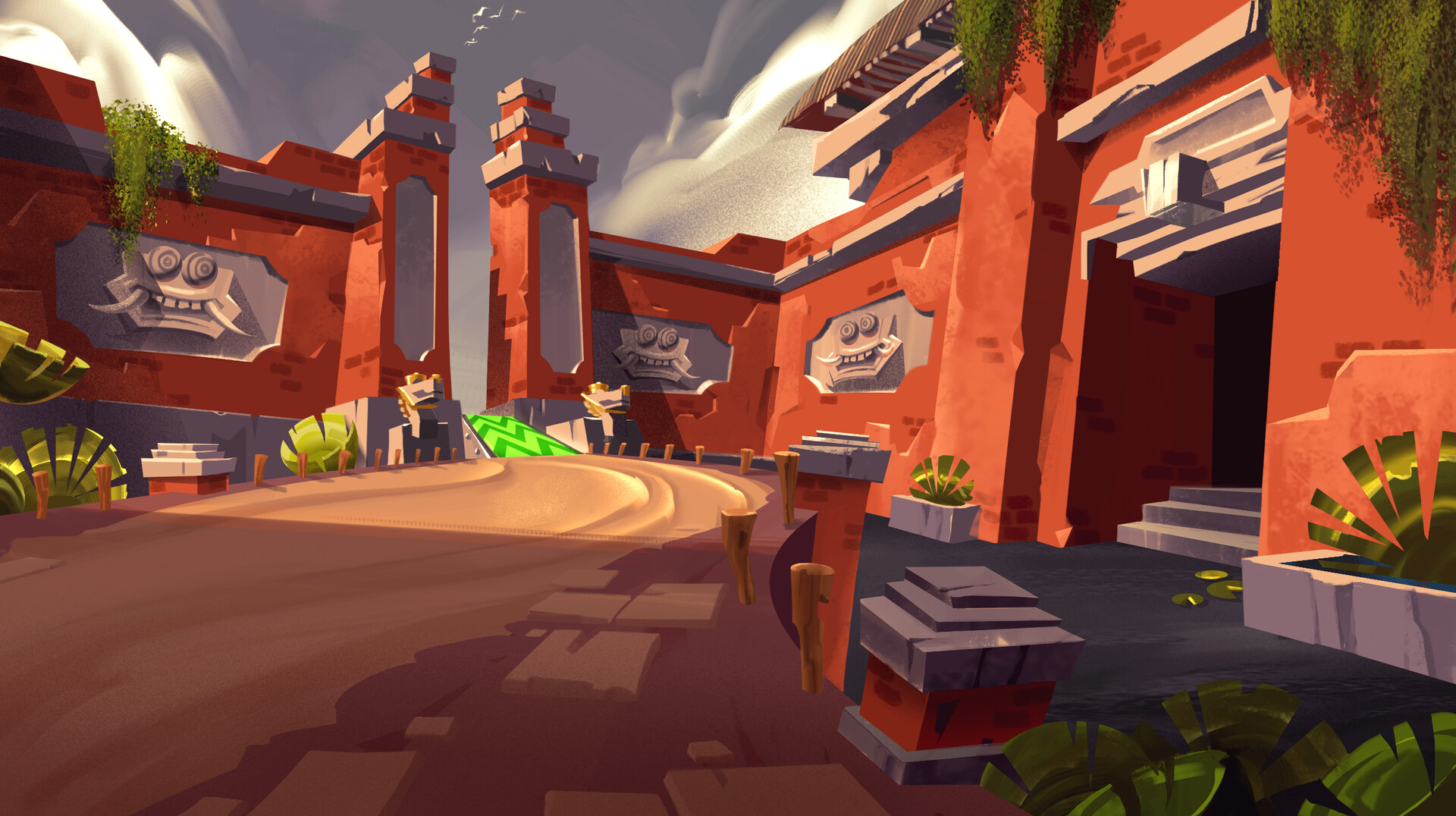 ArtStation - CTR Bali - Fan Art Project