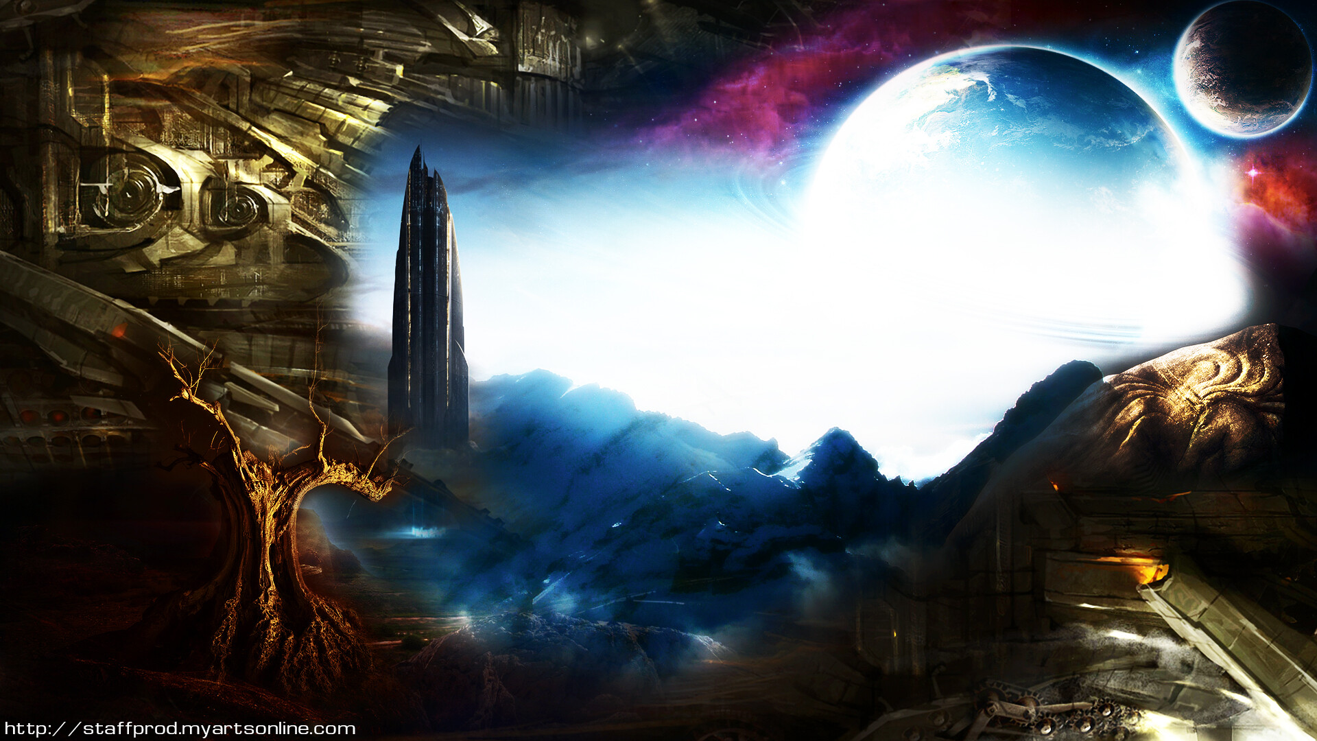 ArtStation - Landscape,sci-fi,concept art,digital painting,photo ...