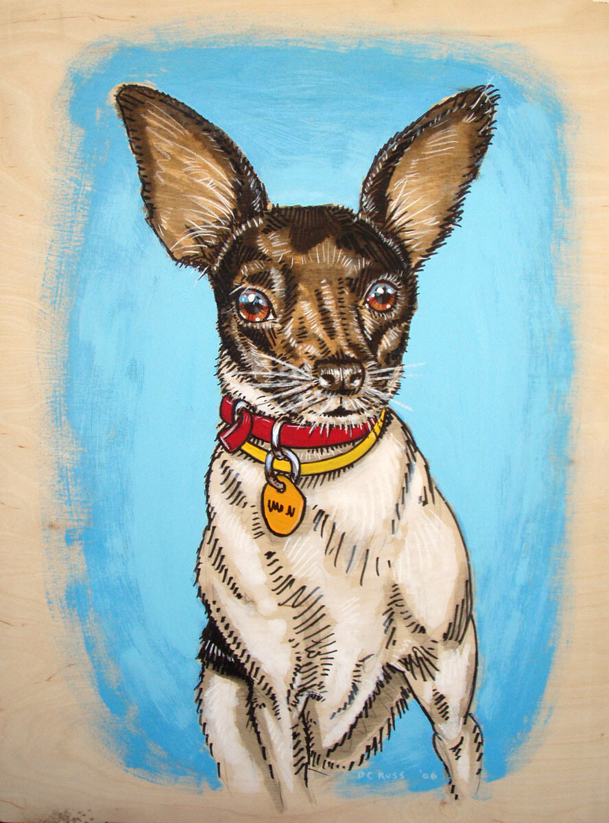 David Russ - Various paintings/murals.