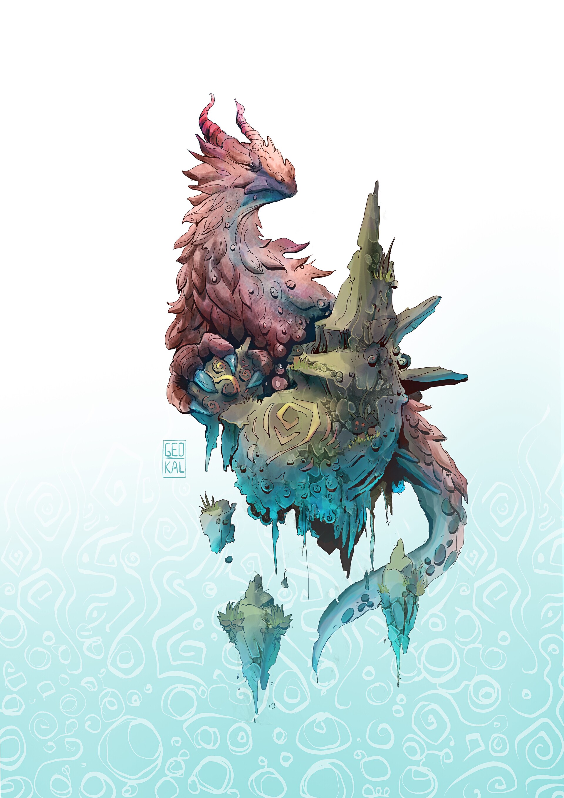 ArtStation - Prismatic drake