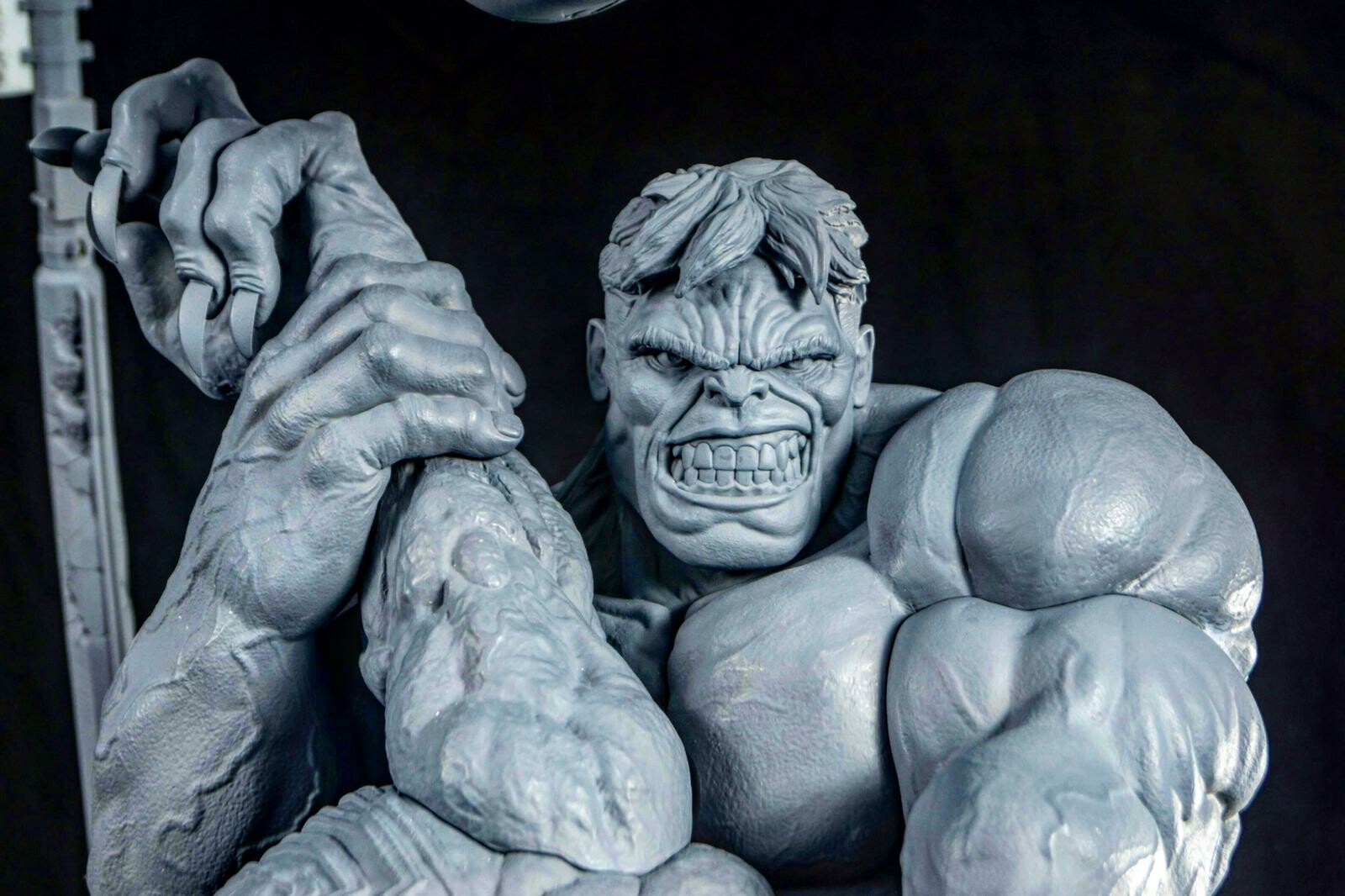 jorge villar - hulk vs venom fan art (printed prototype)