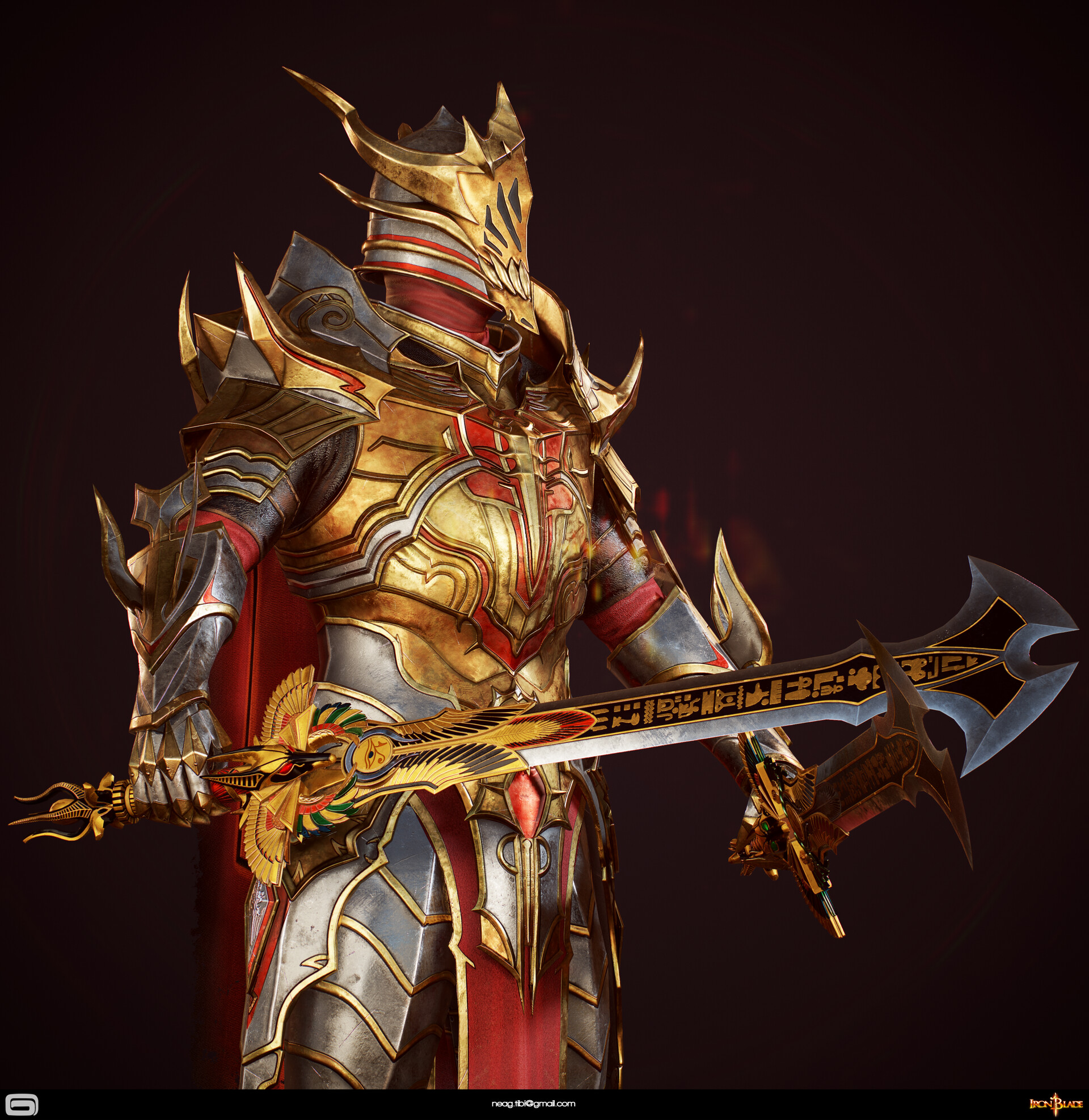 Tibi Neag - Iron Blade Black Guard Armor 2