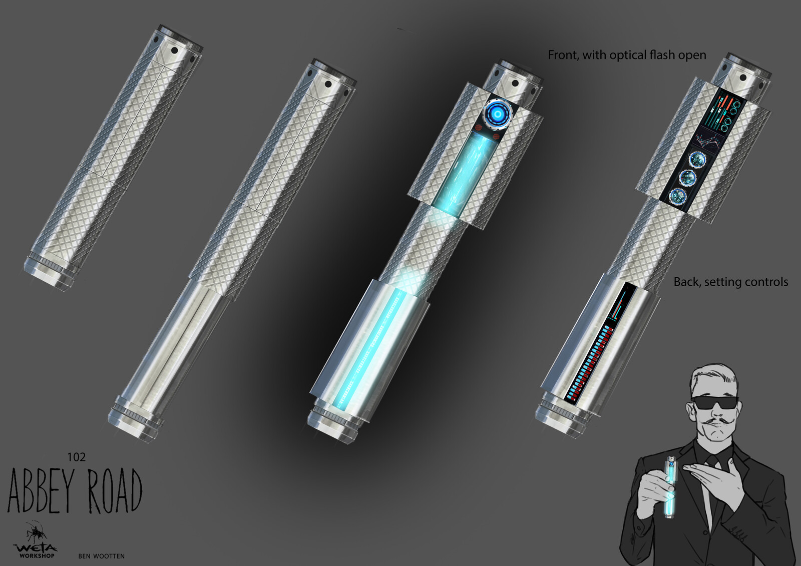WETA WORKSHOP DESIGN STUDIO - Men in Black: International - Props