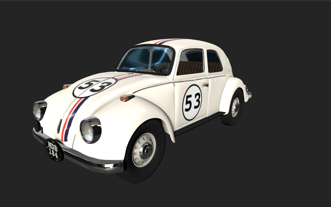 ArtStation - Vintage_Beetle_Car