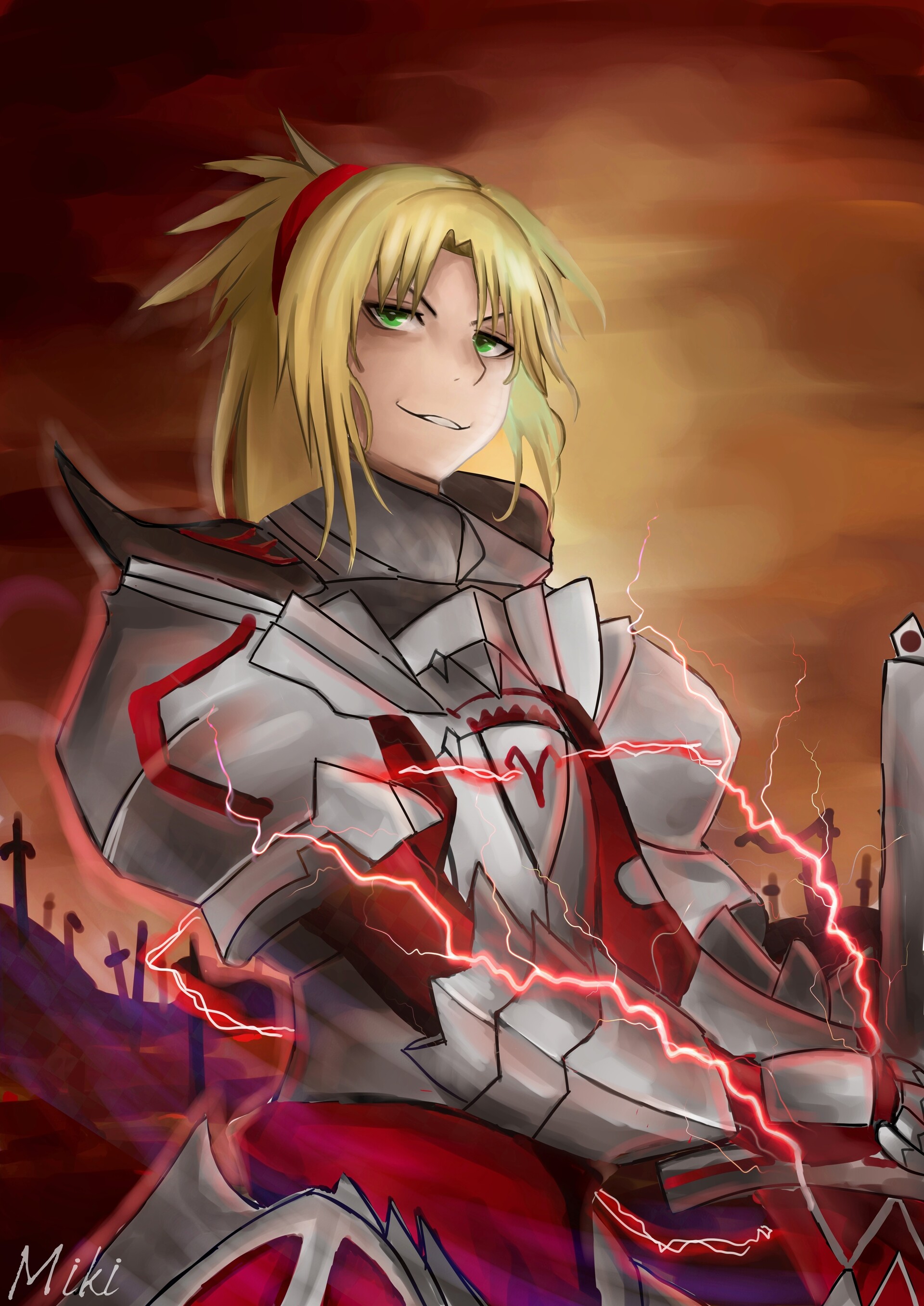 ArtStation - Mordred FGO
