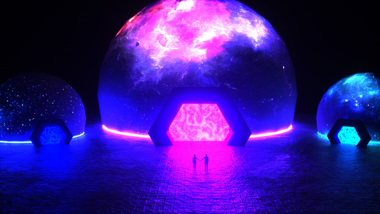 ArtStation - portal to space