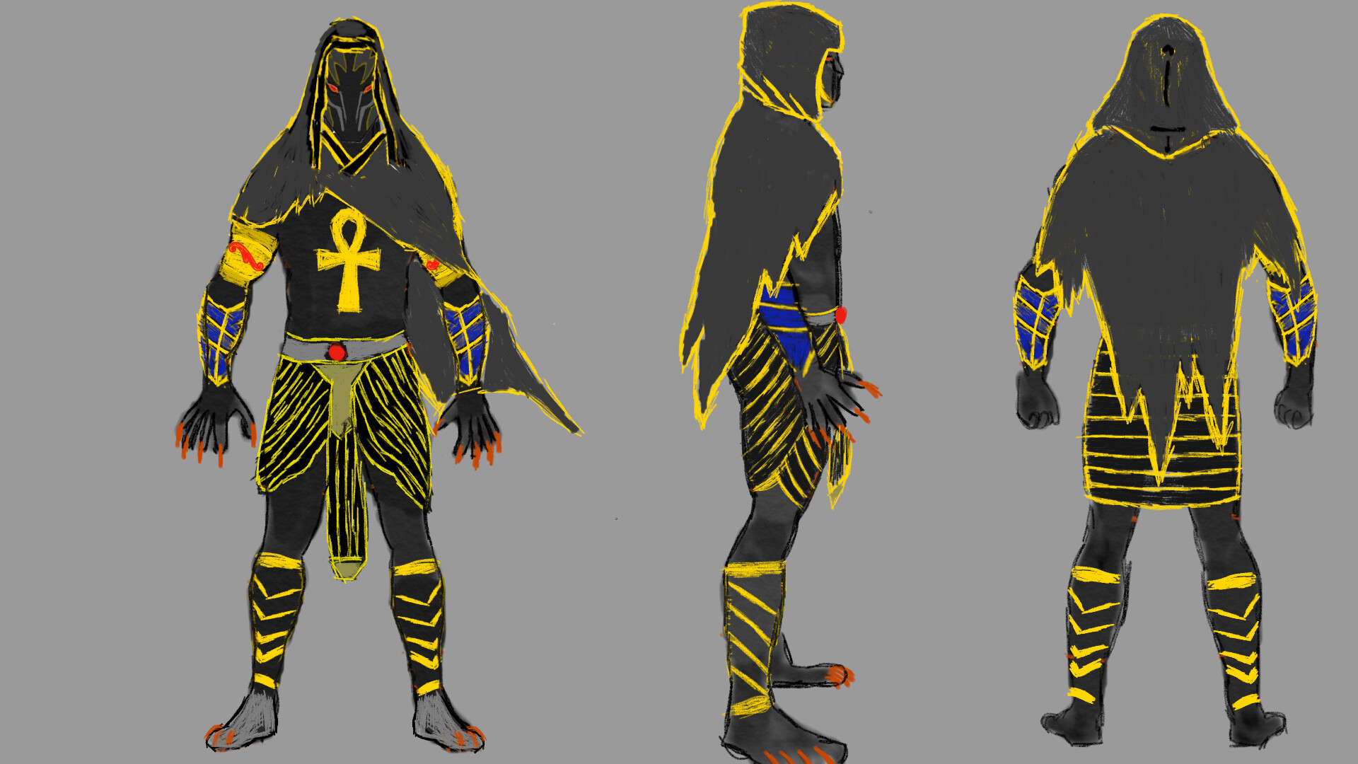 ArtStation - Hooded Anubis