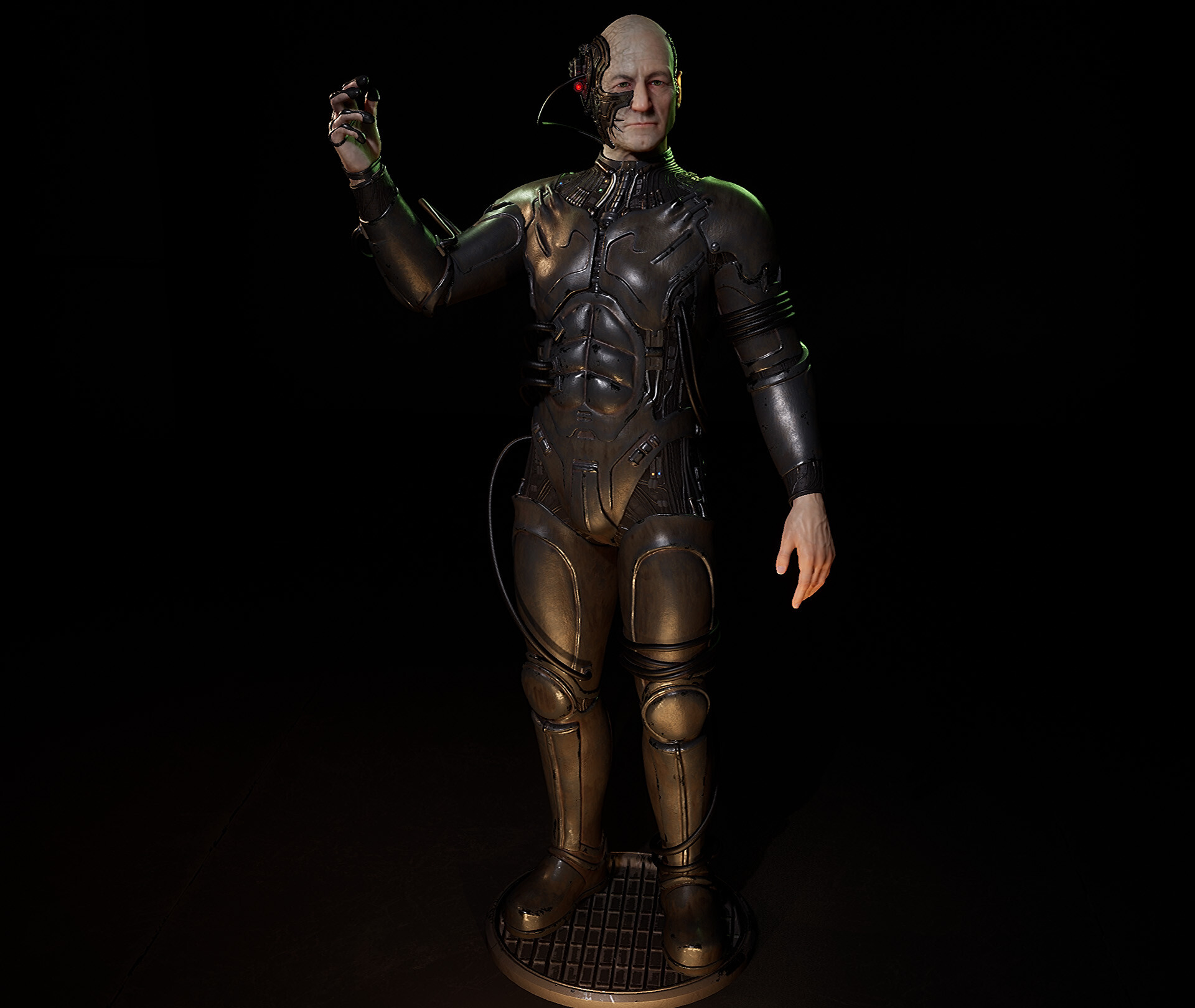 Gabriel Dreher - Locutus of Borg | Real Time Character