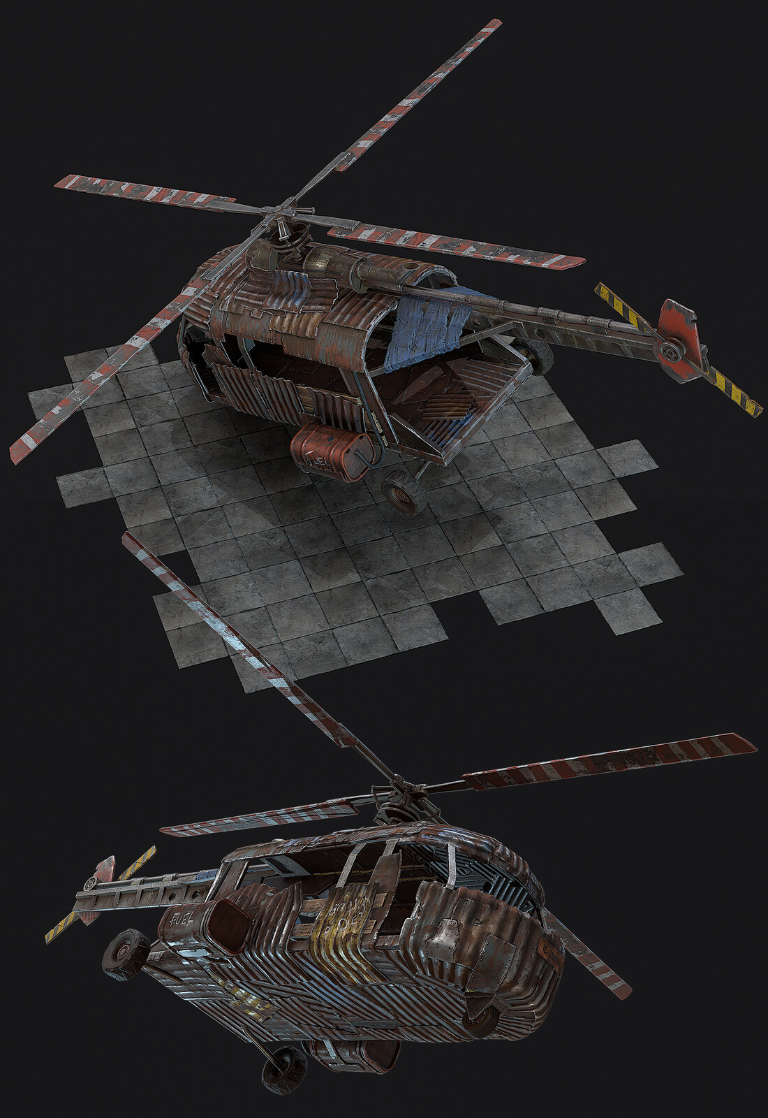 Thomas Butters - Scrap Heli Carrier - Rust