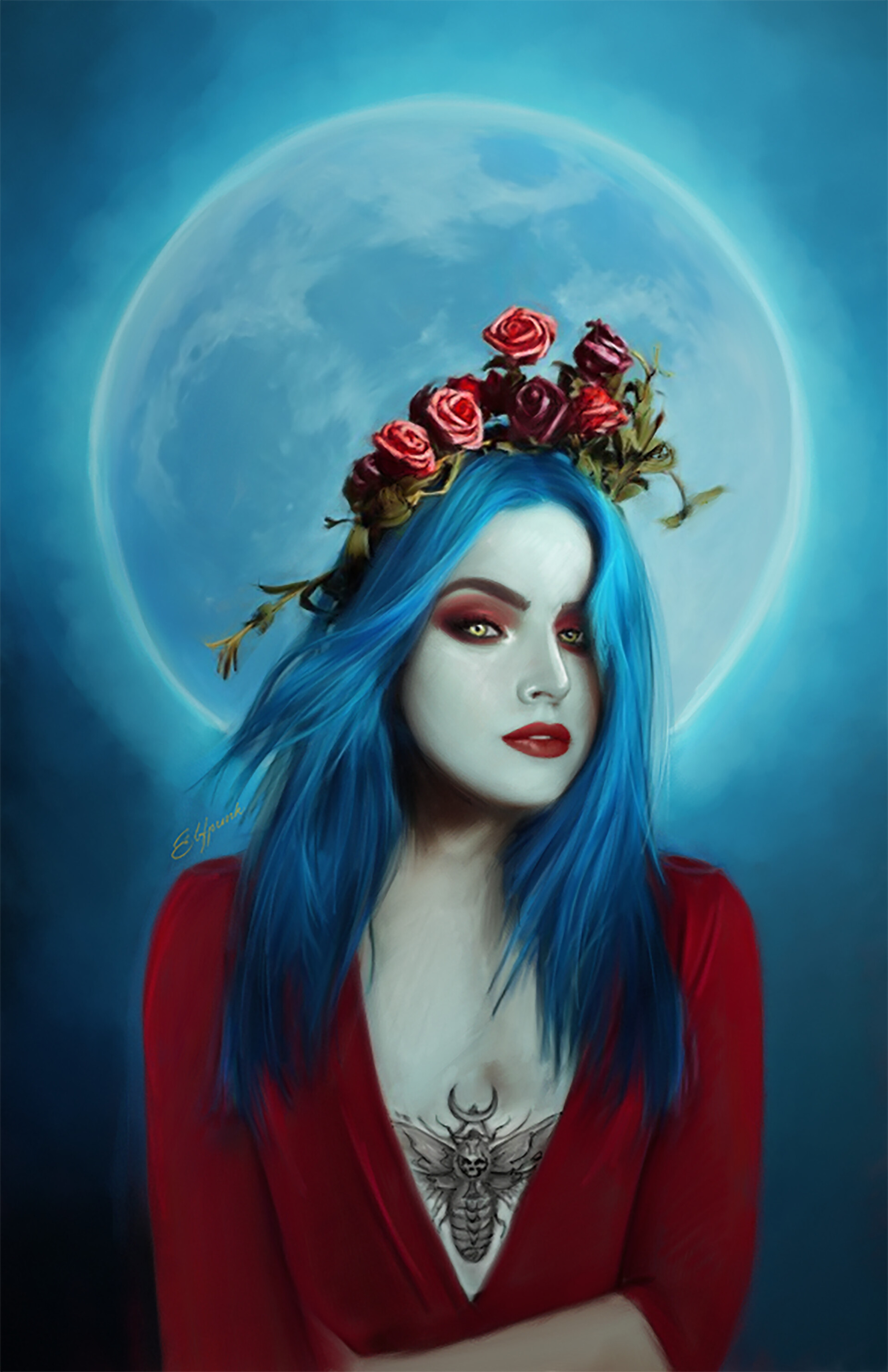 ArtStation - Moon Goddesses