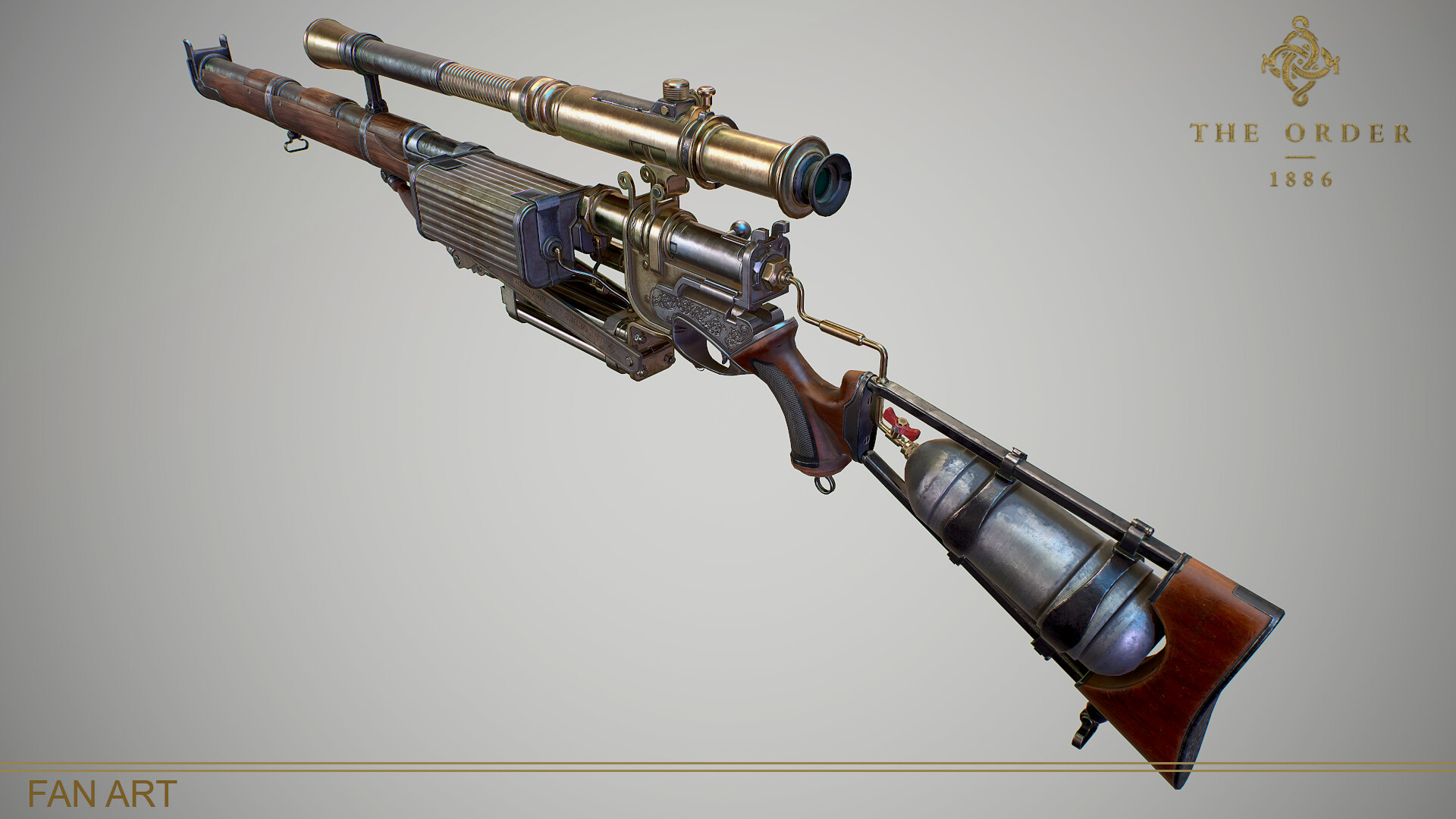 Brijesh Yadav - The Order 1886 : Pneumatic Rifle (FanArt)