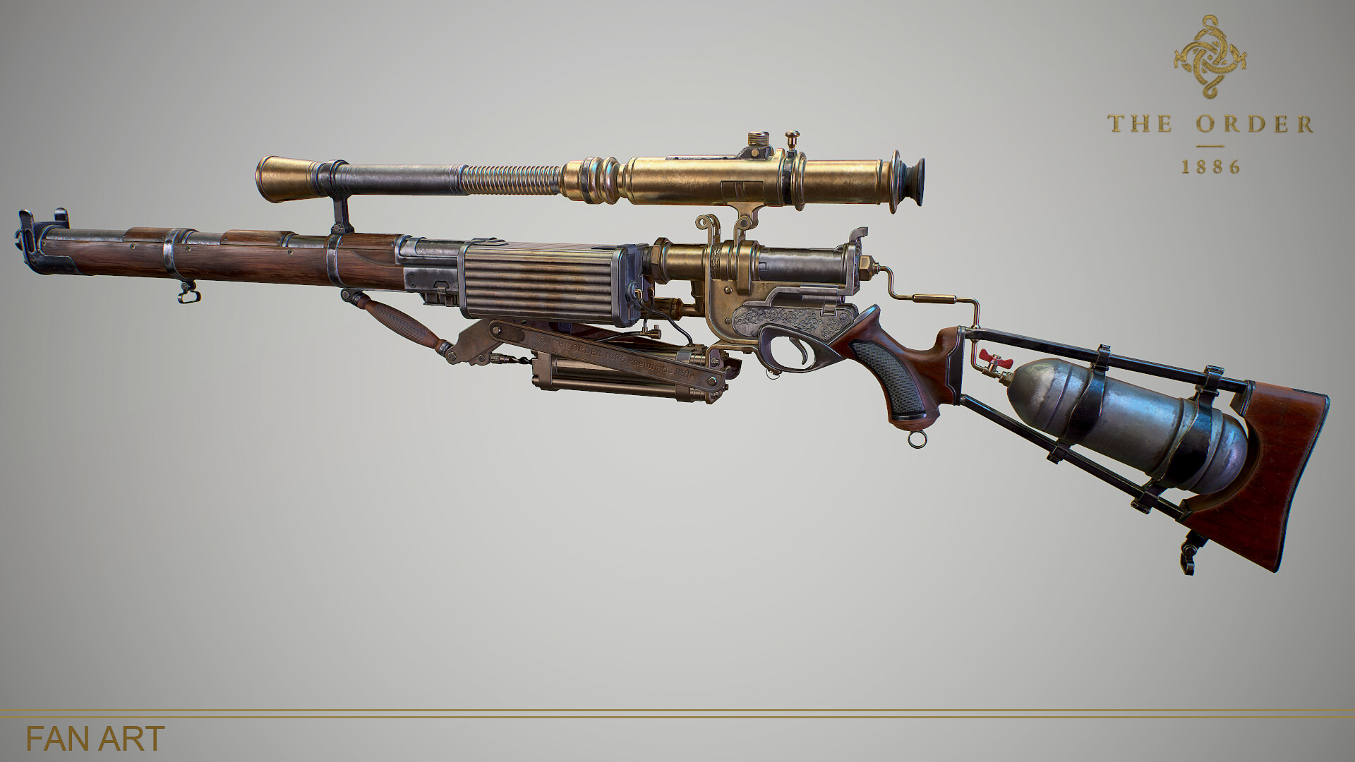 Brijesh Yadav - The Order 1886 : Pneumatic Rifle (FanArt)
