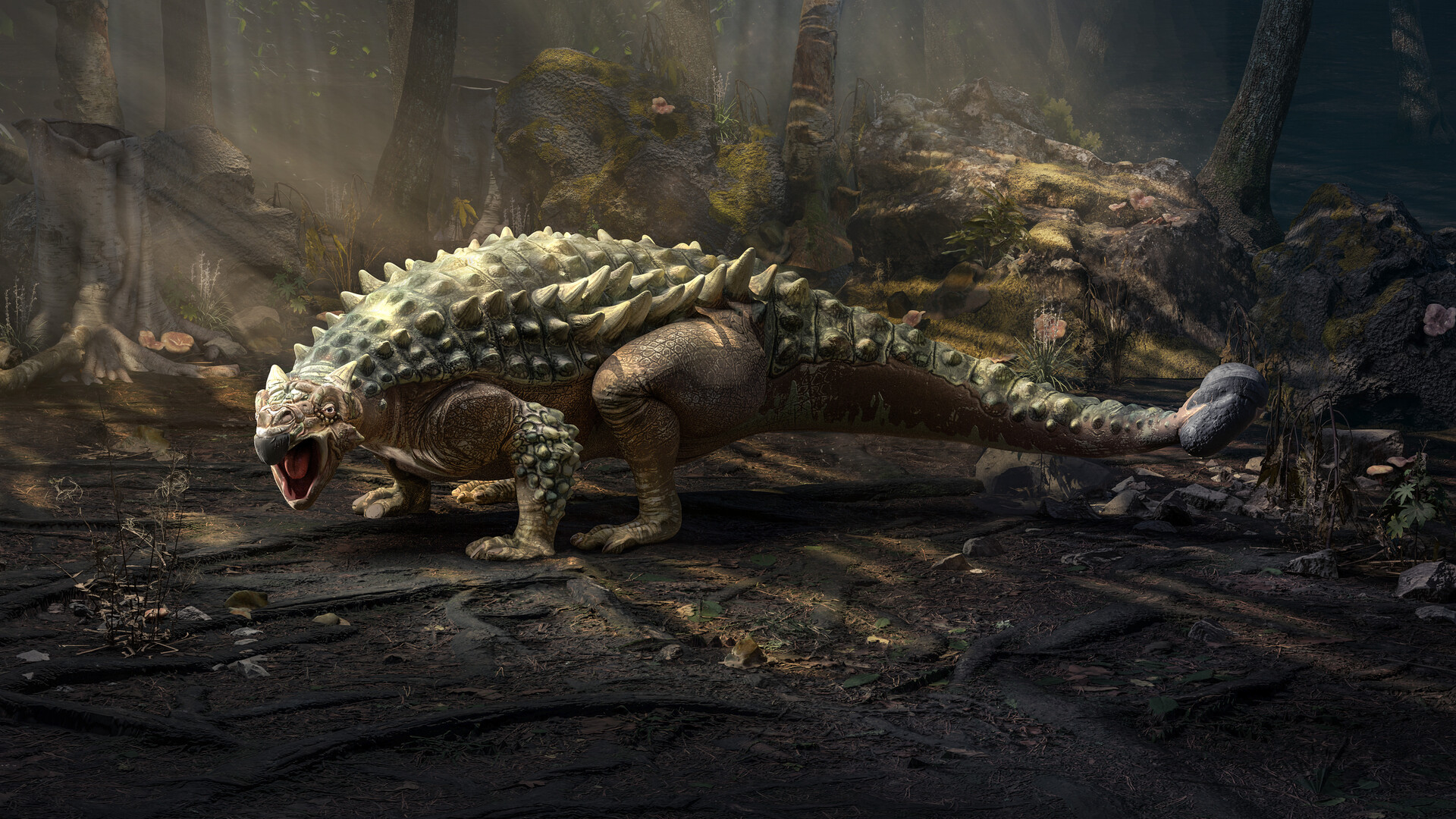 ArtStation - Saichania Dinosaur