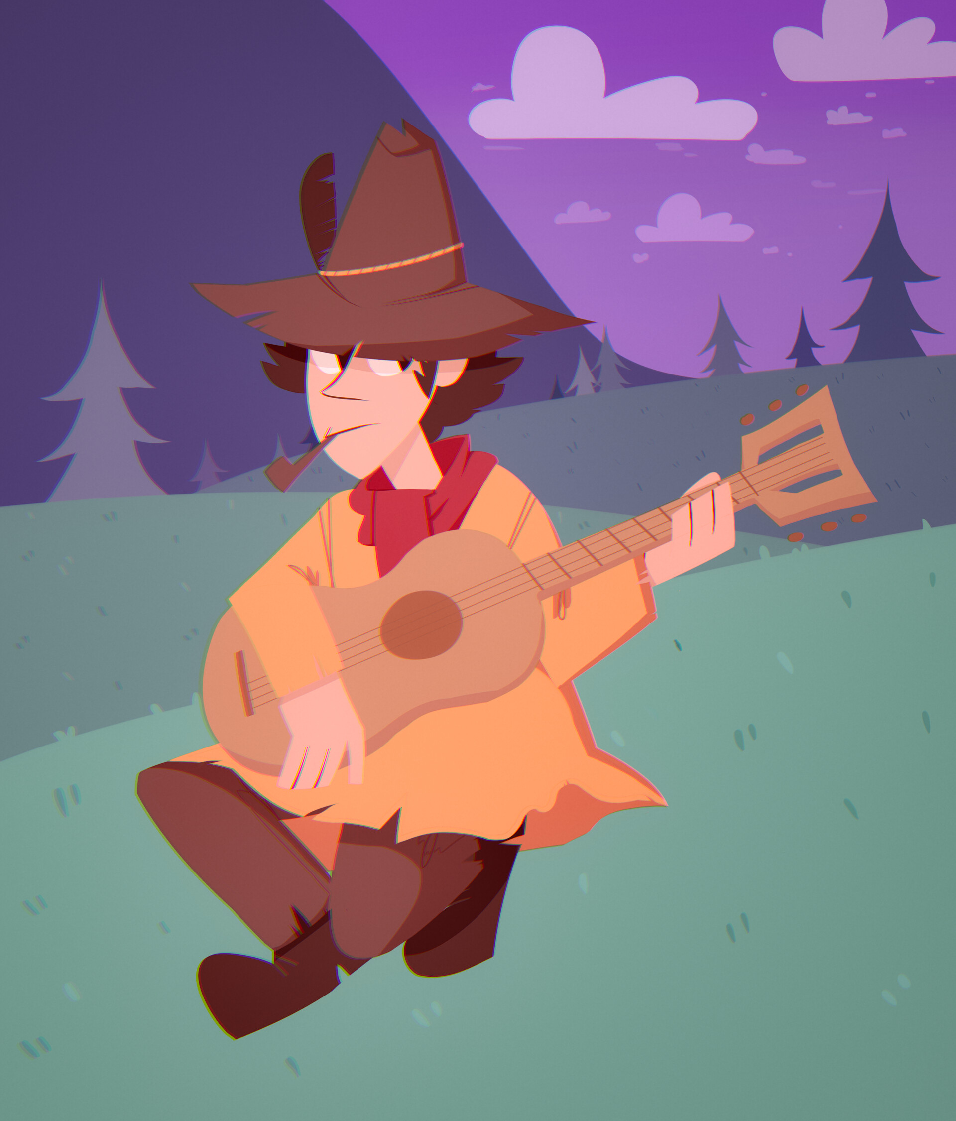ArtStation - 70s Snufkin [Lineless Art]