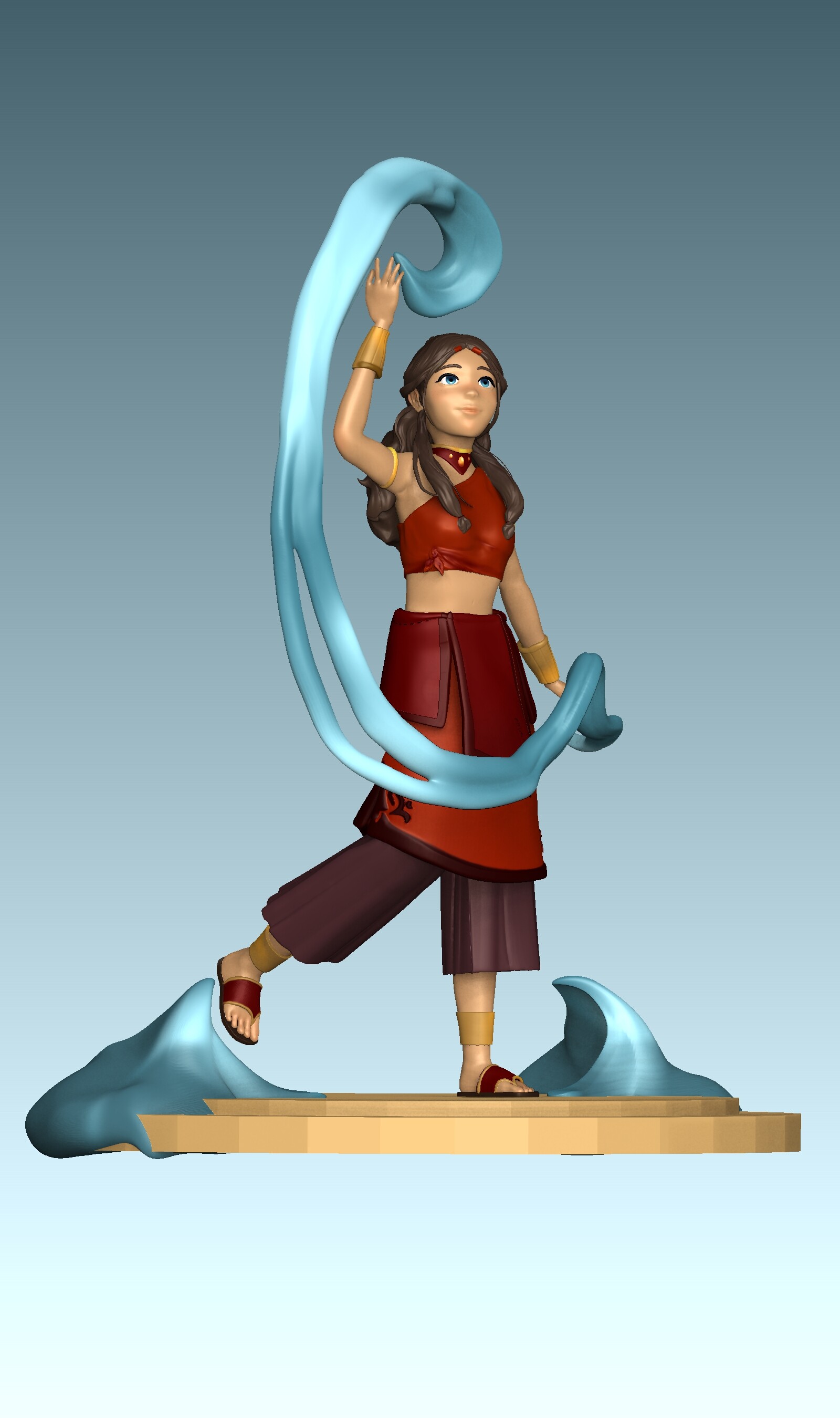 Grace Kwok - Katara Full Body 3D Model